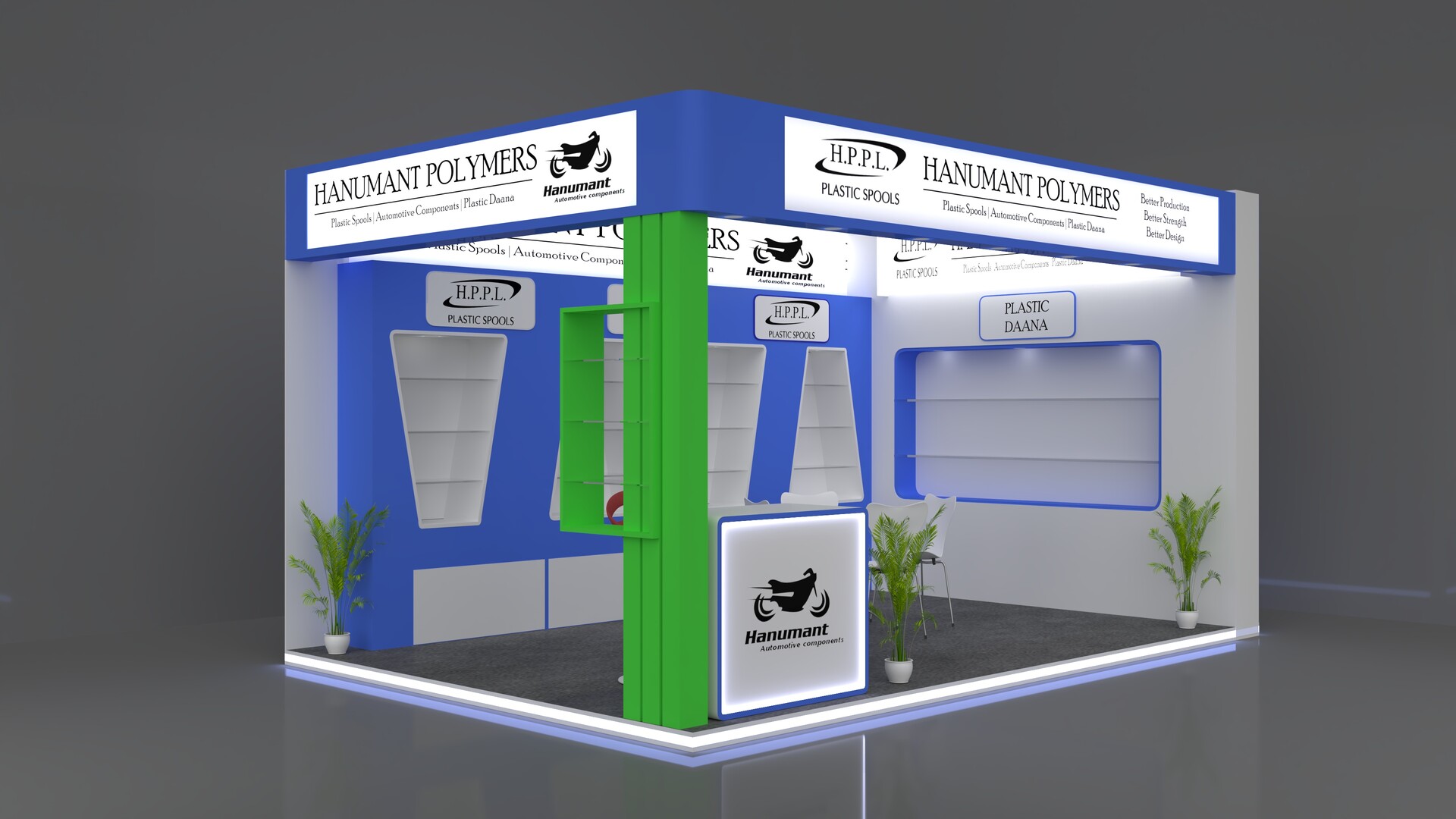 ArtStation - Stall Design For a Company through BeeNexus