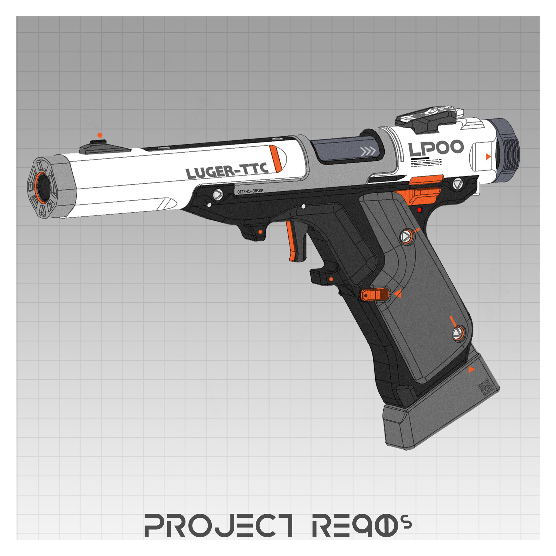 ArtStation - LP00 Handgun