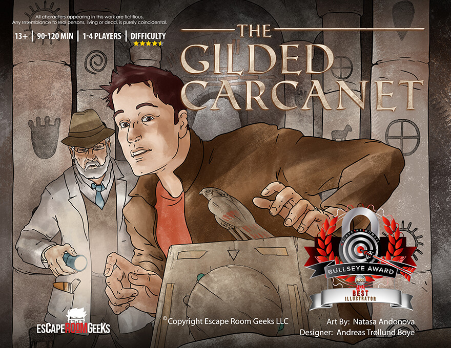 ArtStation - THE GILDED CARCANET Board Game by Escape Room Geeks