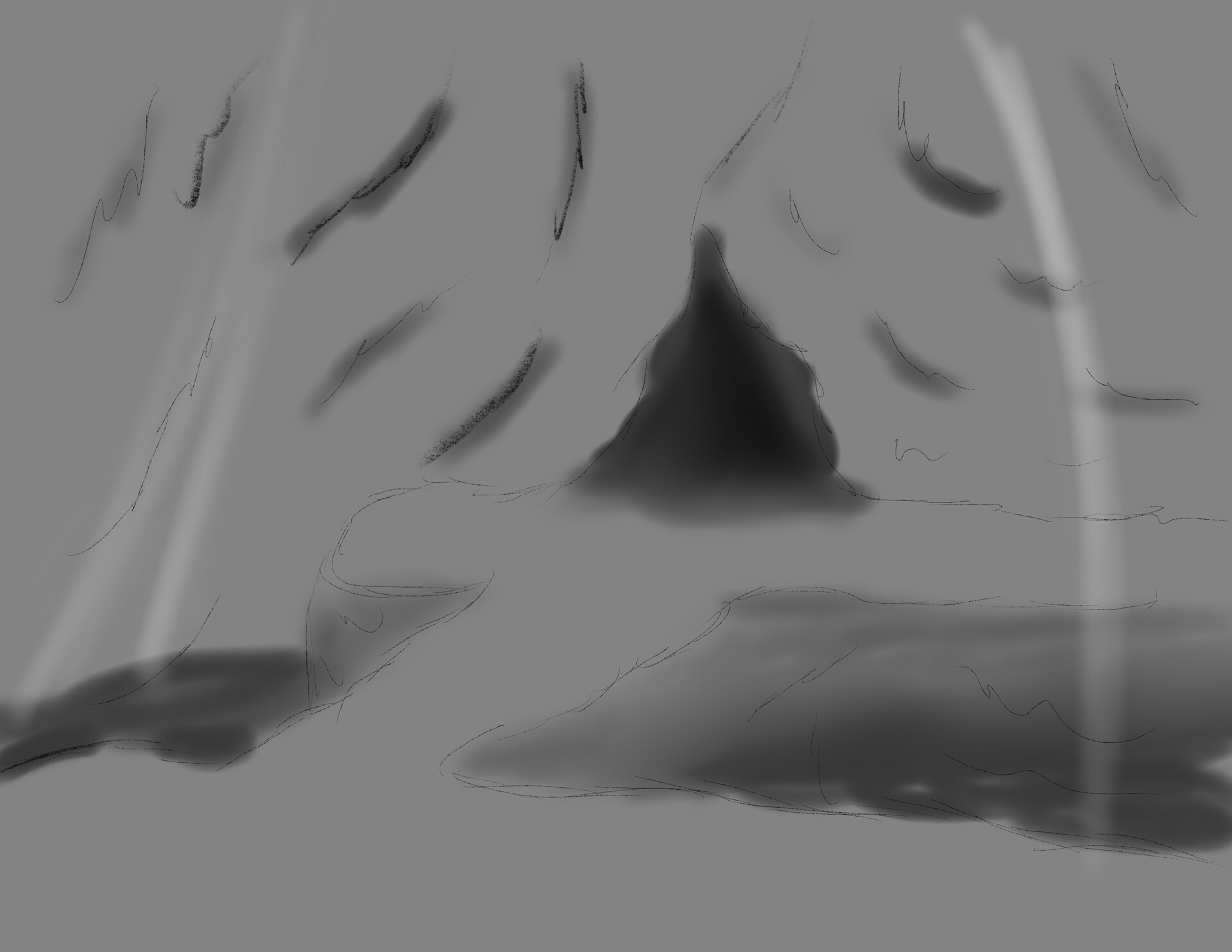 ArtStation - Whispering Abyss Concept Sketches