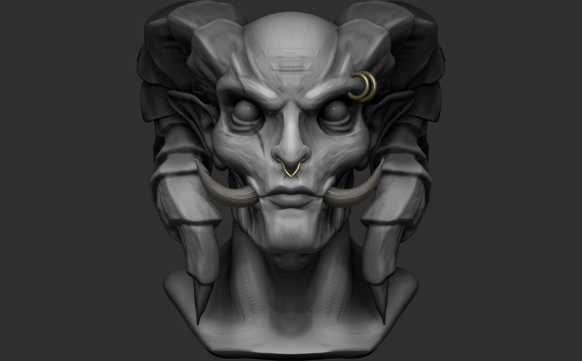 ArtStation - Demon Head