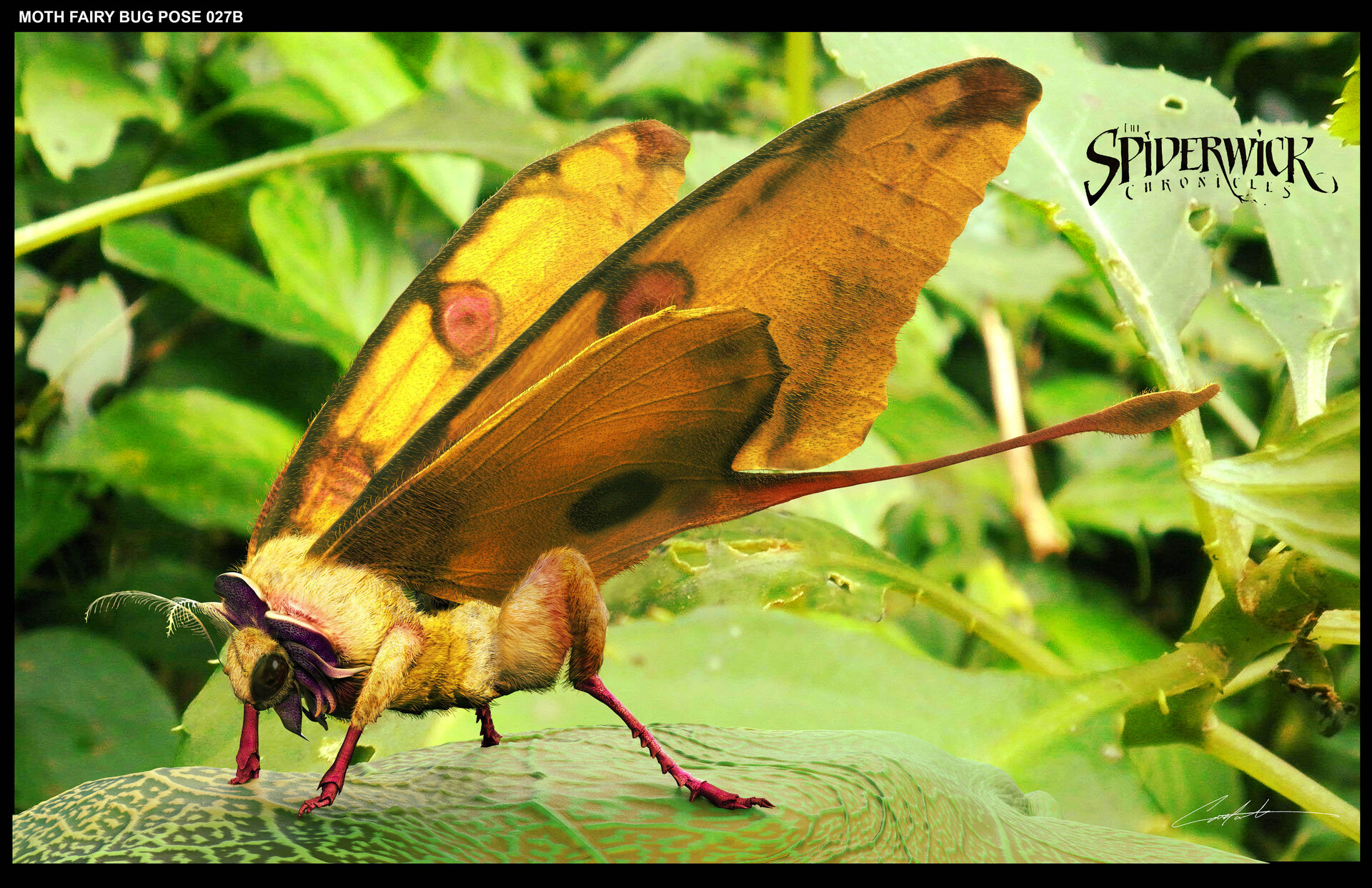 Constantine Sekeris - Spiderwick Roku Series "Moth Fairy Design"