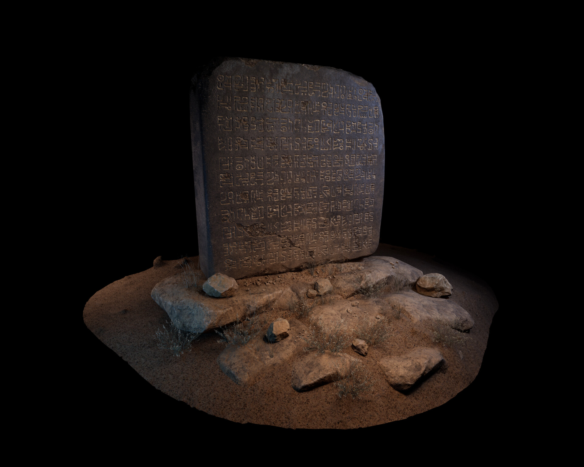 ArtStation - Material of Monument Stone / Poneglyph
