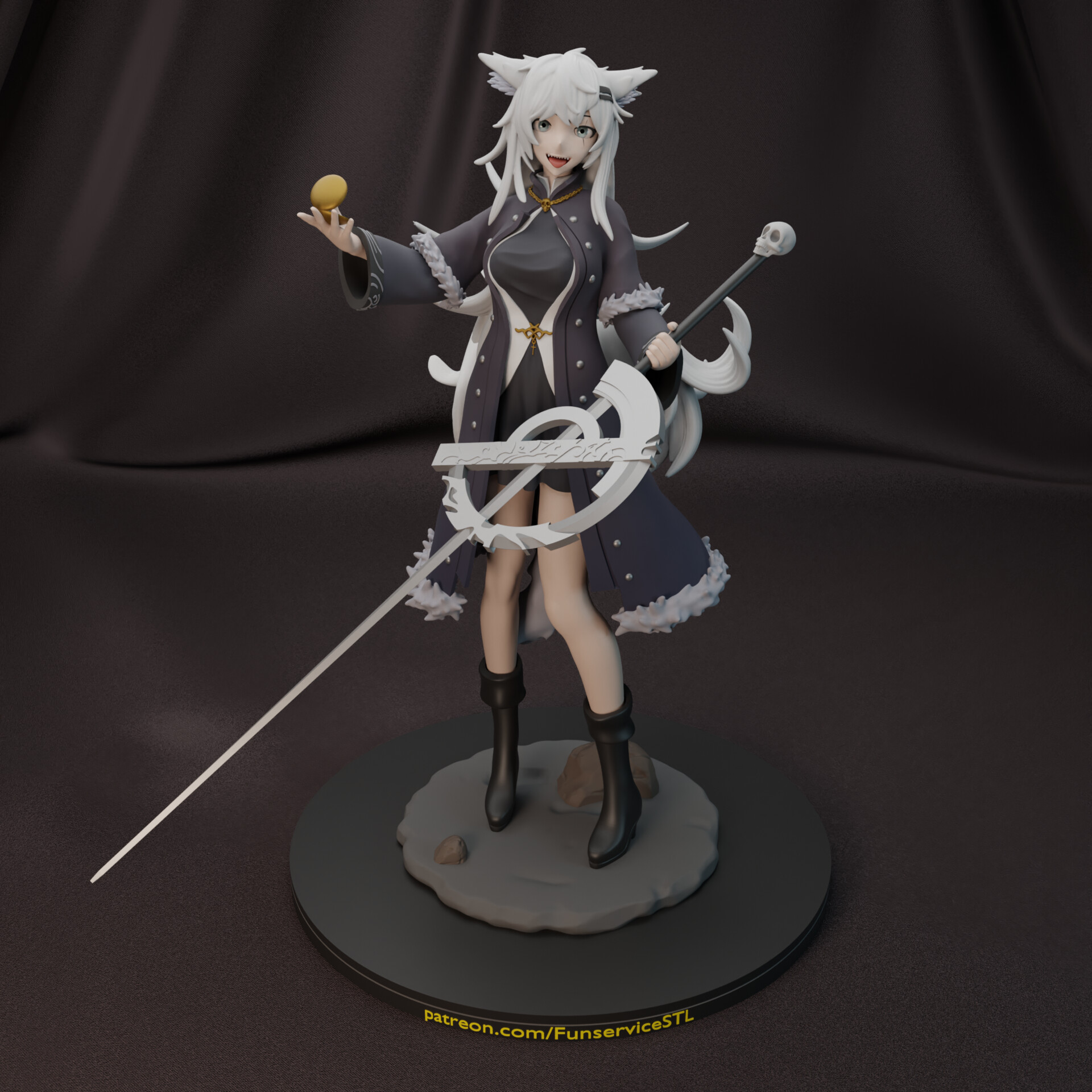 ArtStation - Lappland from Arknights for 3d print