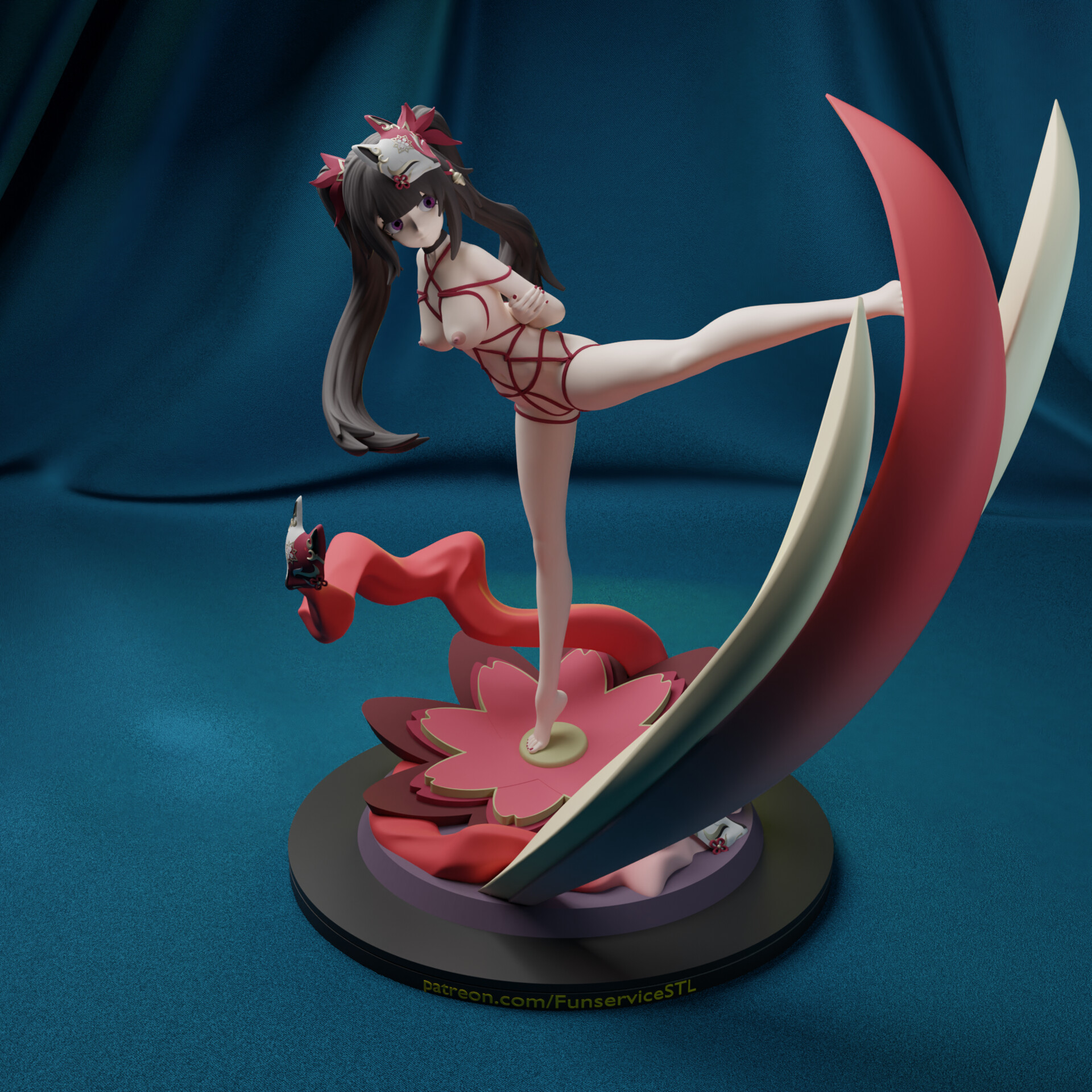 FunserviceSTL - NSFW Sparkle from Honkai Star Rail for 3d print