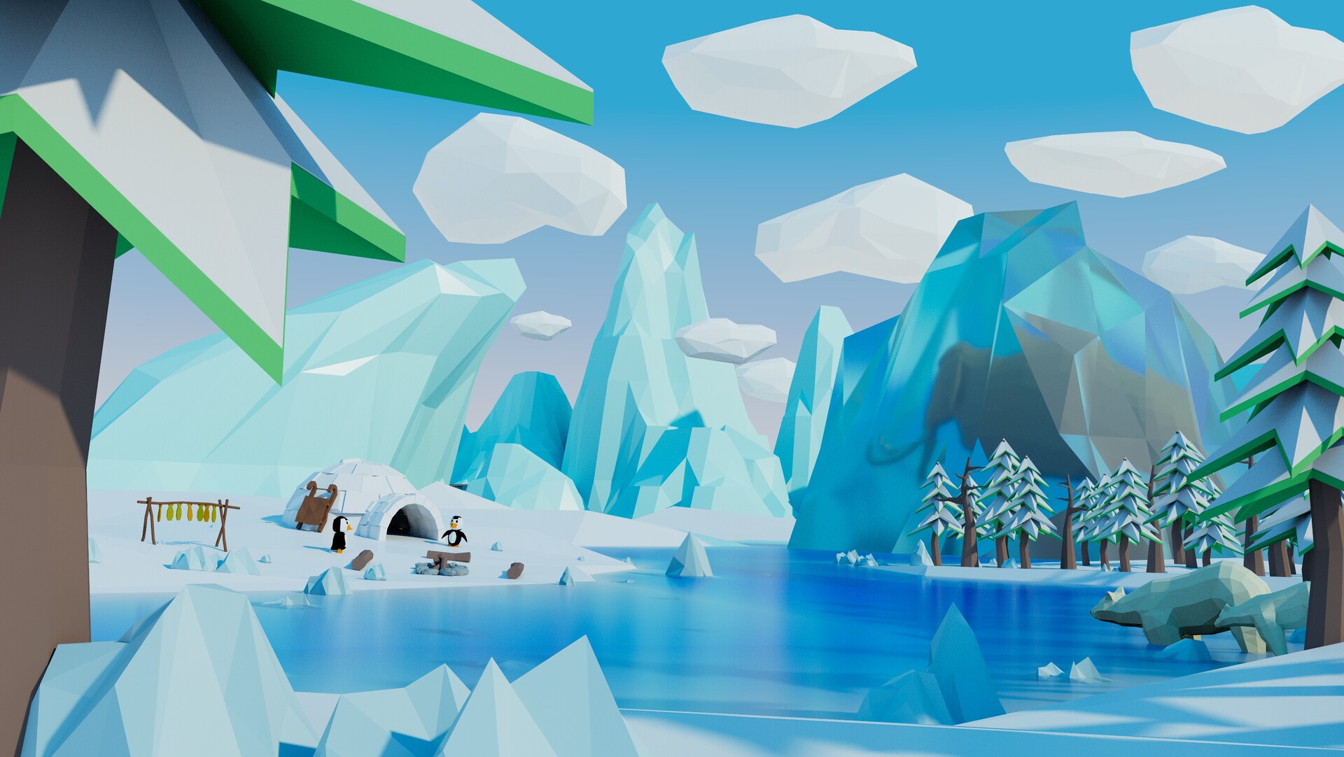 ArtStation - Low Poly Environments
