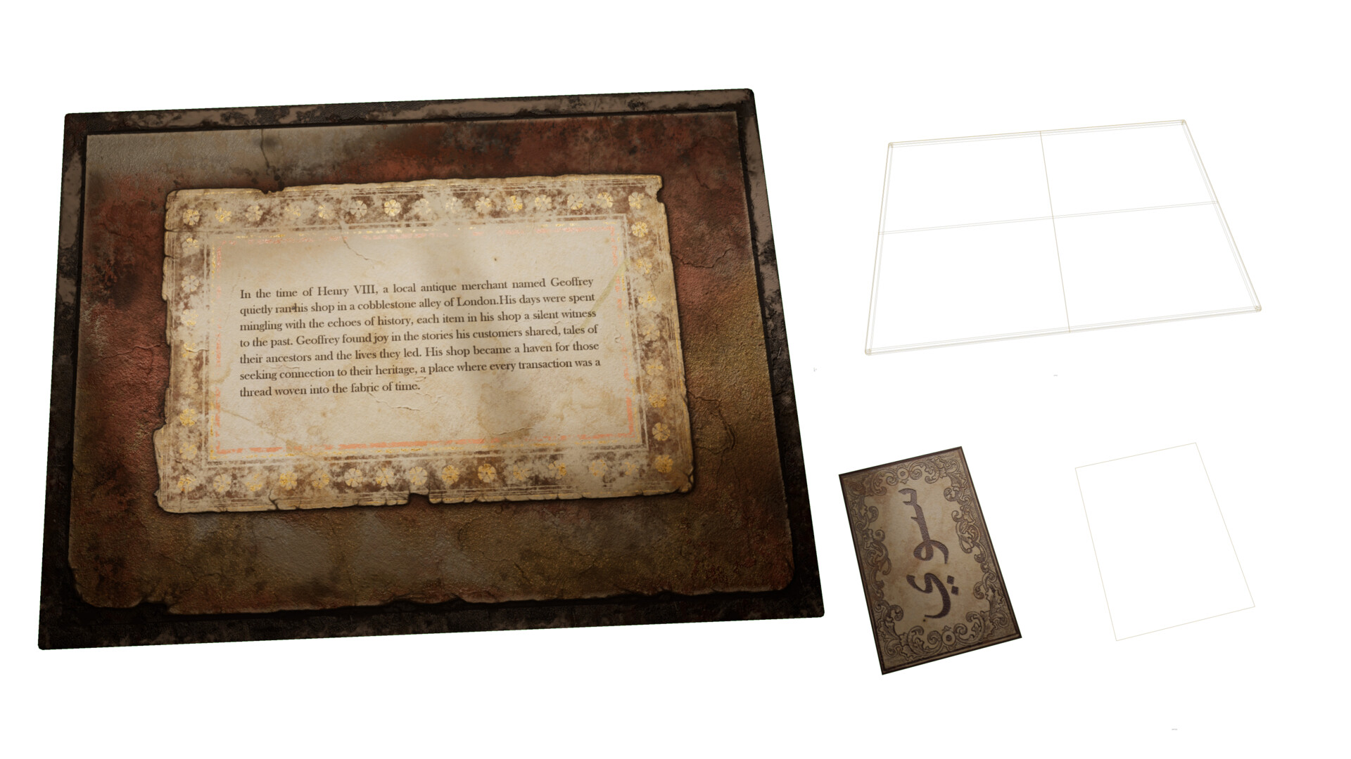 Xinping Cui - 3D Environment - Medieval Antique Merchant