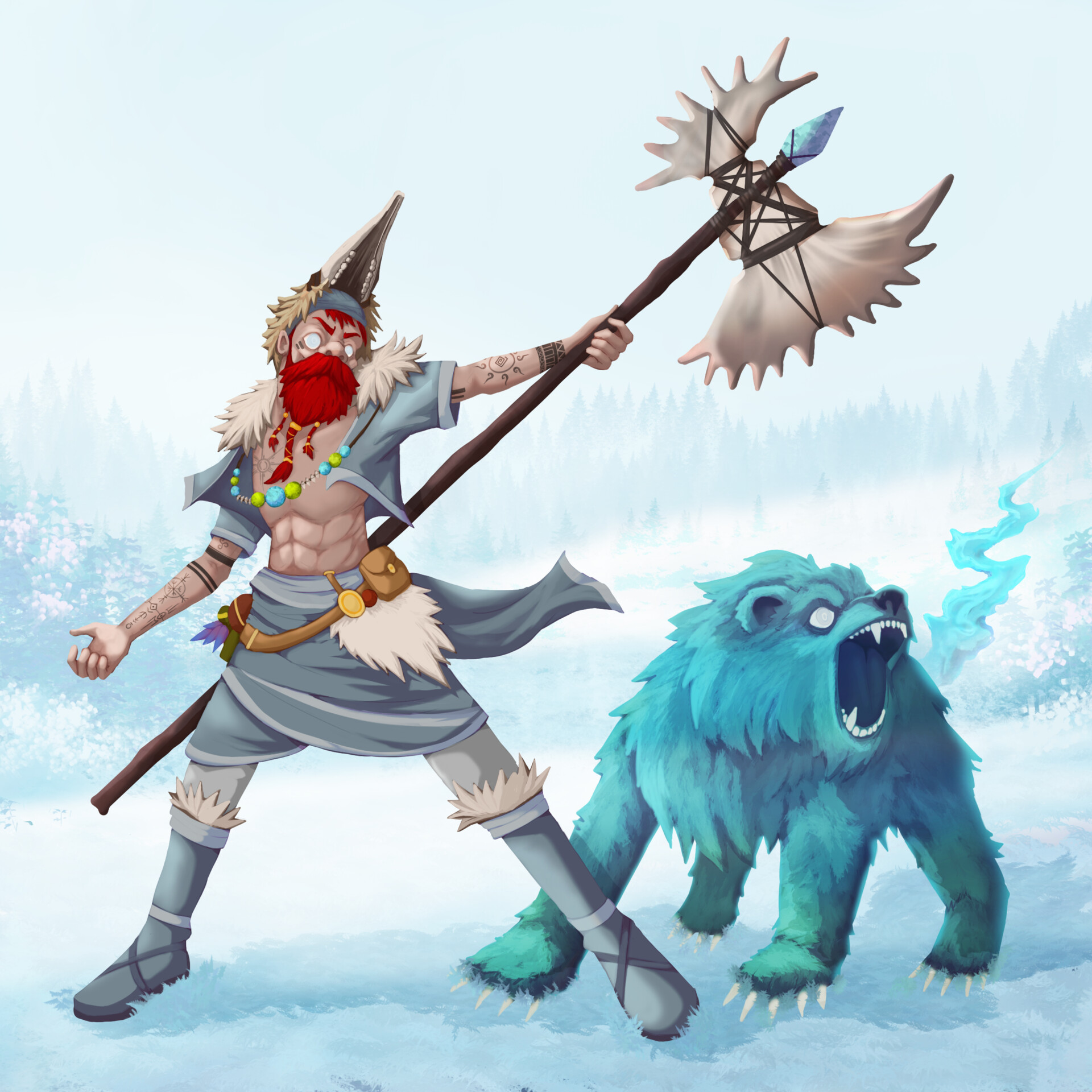 ArtStation - Nordic Shaman - Character Concept