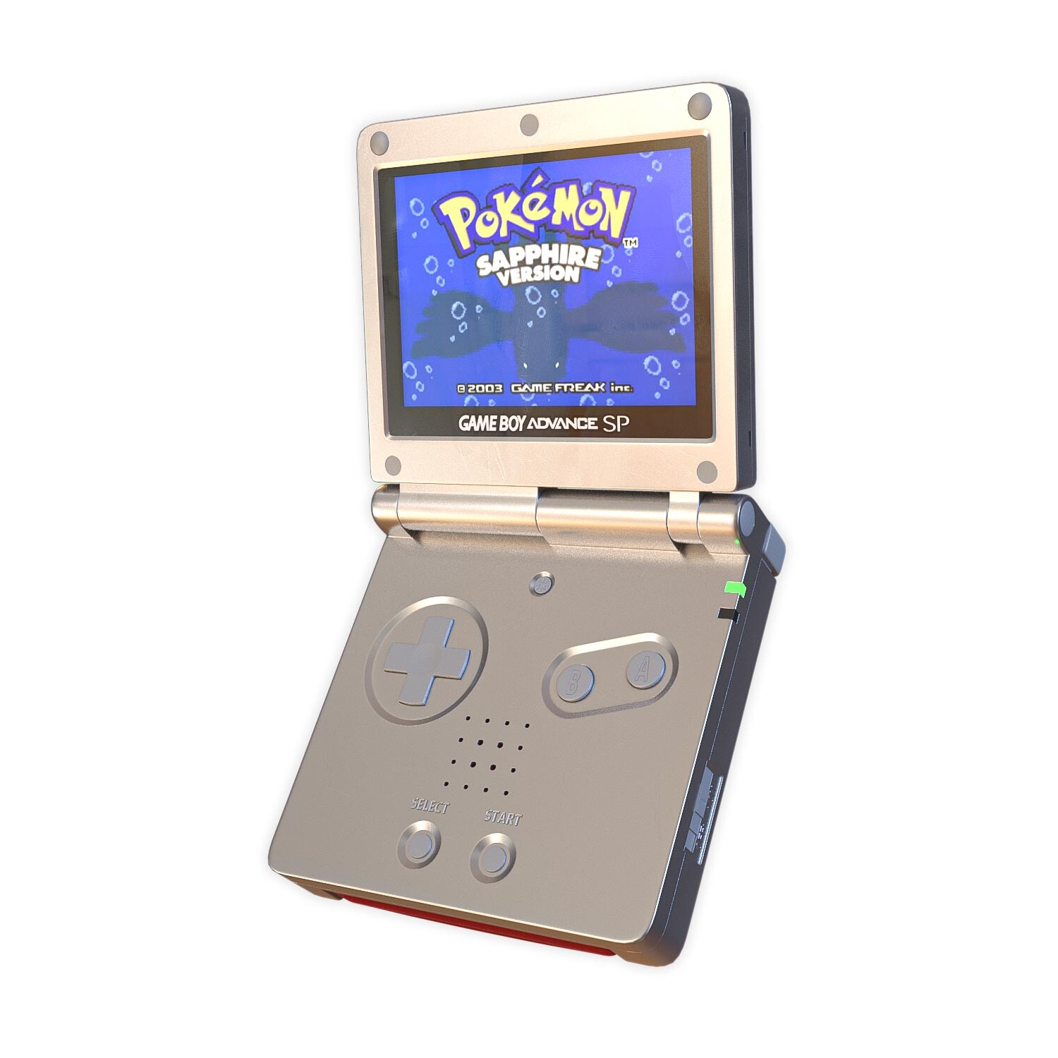 ArtStation - Packshot GameBoy Advance SP x Pokemon Rubis
