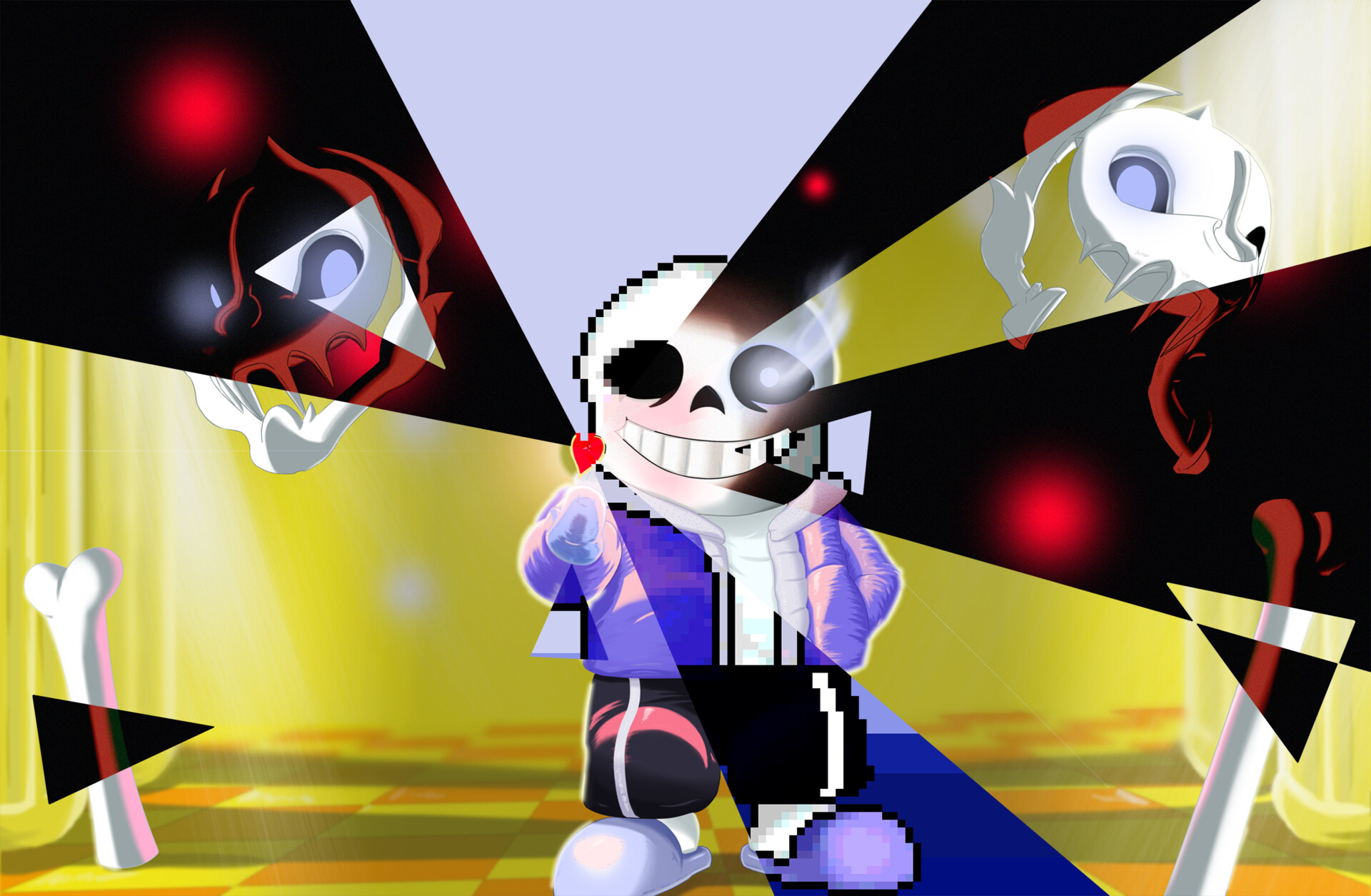 ArtStation - Sans breaking the game