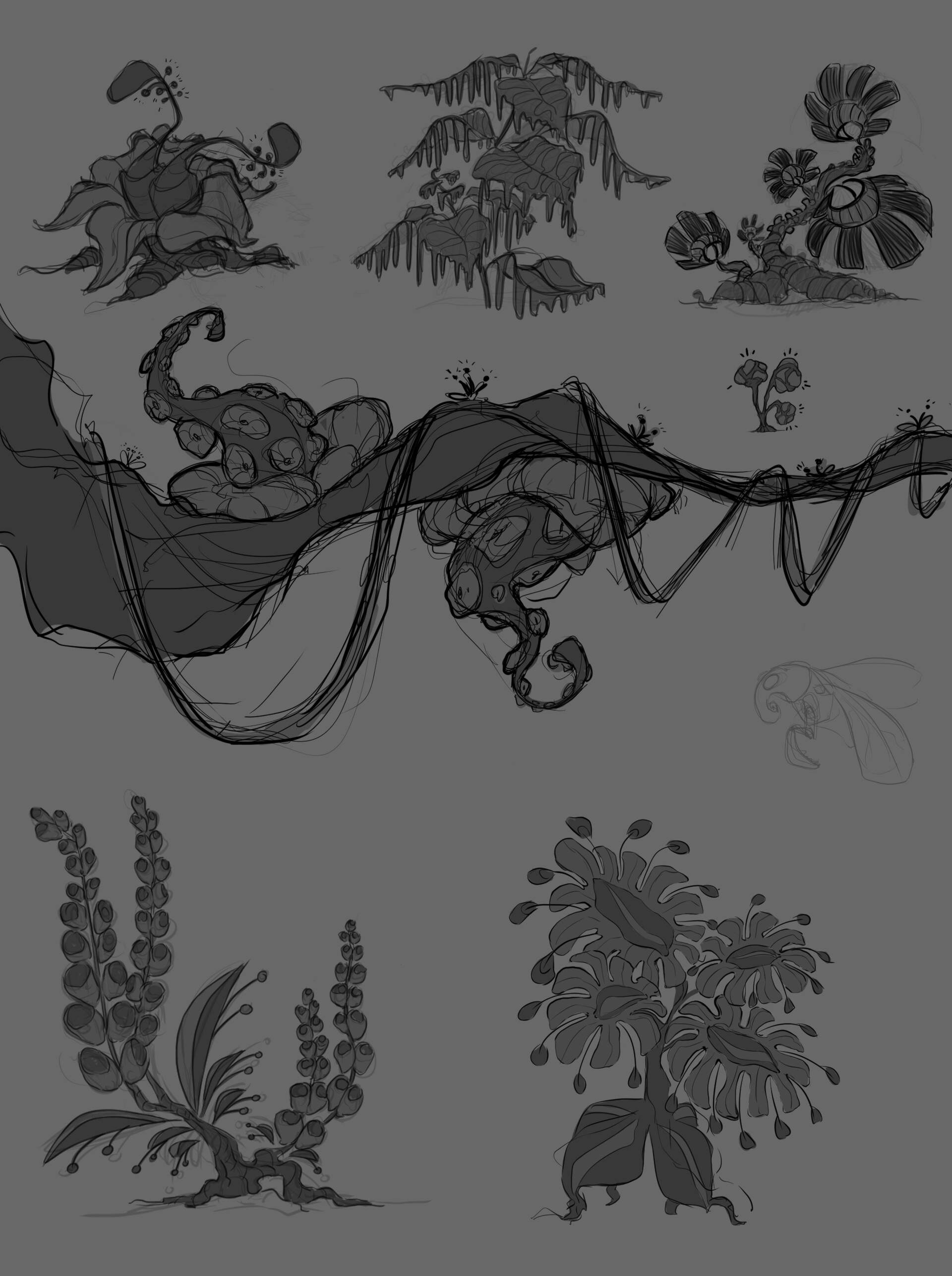 ArtStation - Alien Plants Concept Art