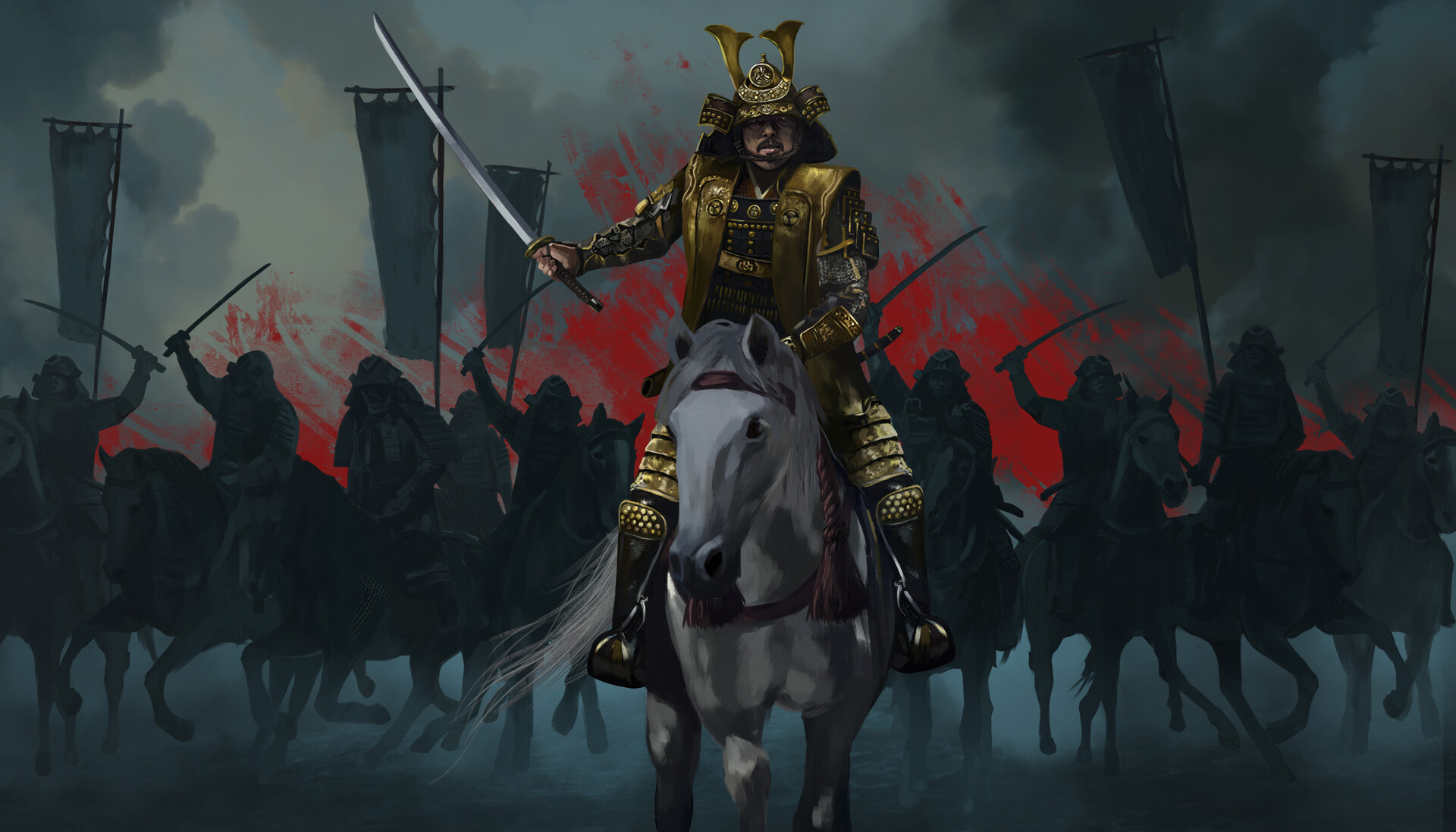 ArtStation - Illustrations for a video about Medieval Japan