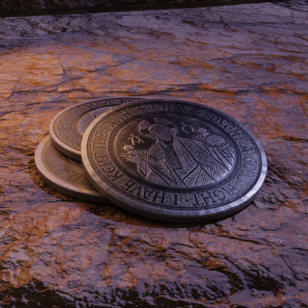 ArtStation - Coin - Render (Fast work