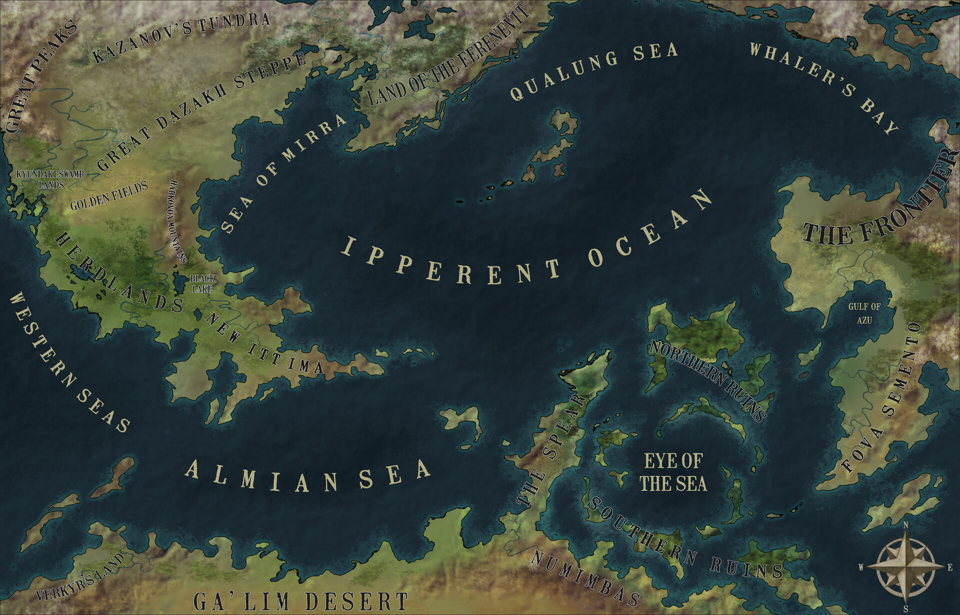 ArtStation - Fictional Map