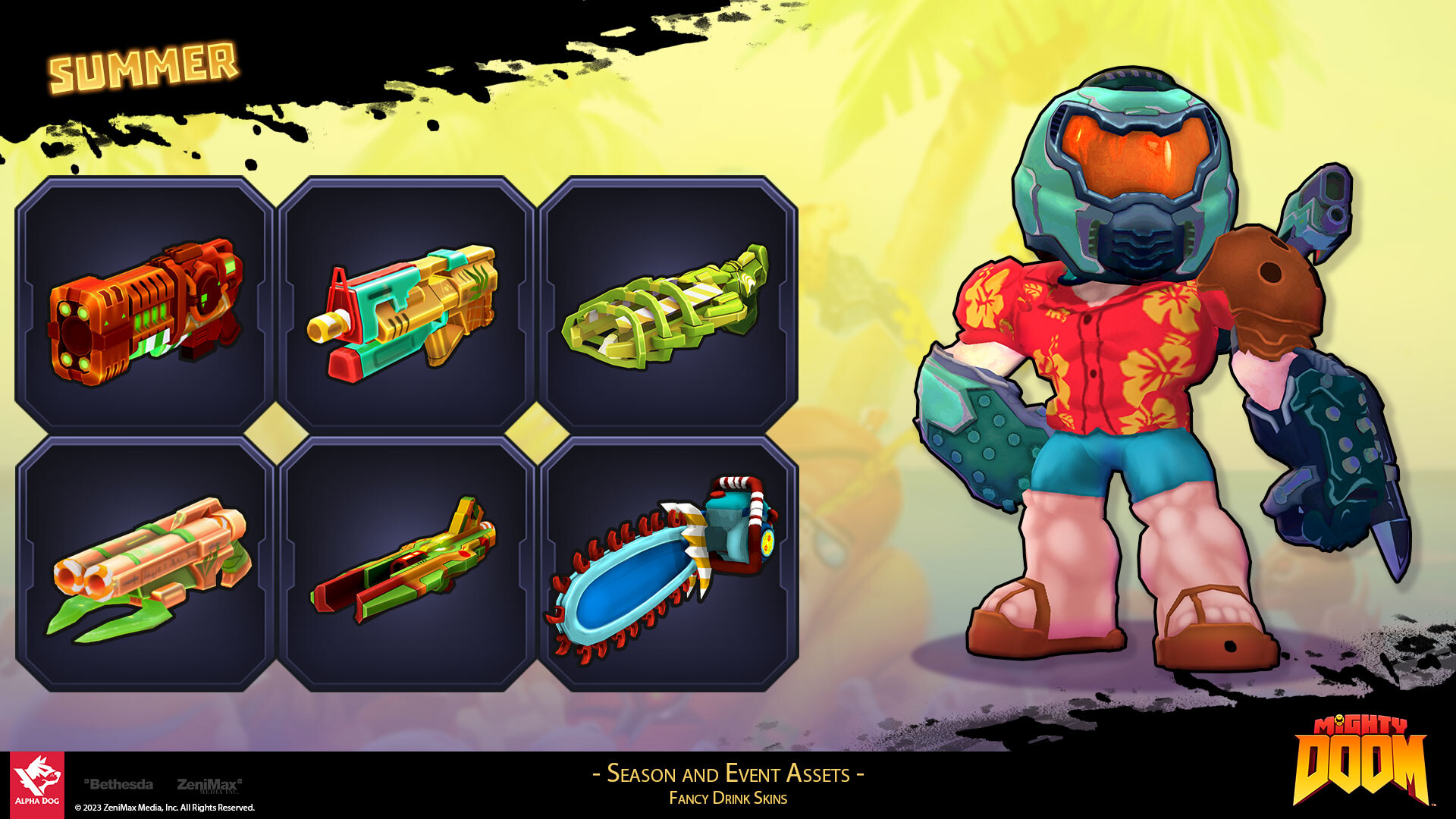 ArtStation - Mighty DOOM - Season 3- Summer Weapons