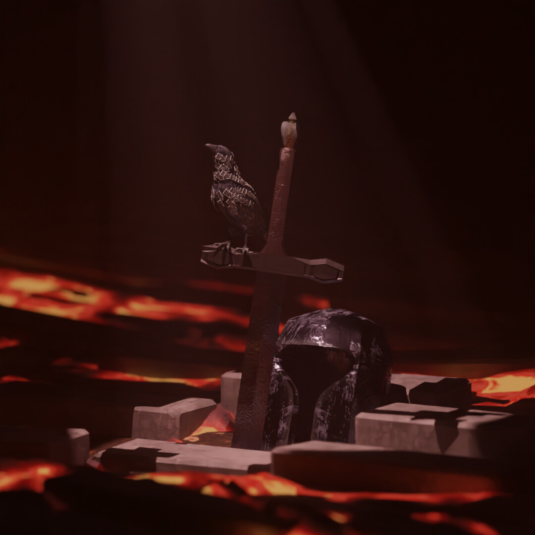 ArtStation - Fallen Knight- Blender