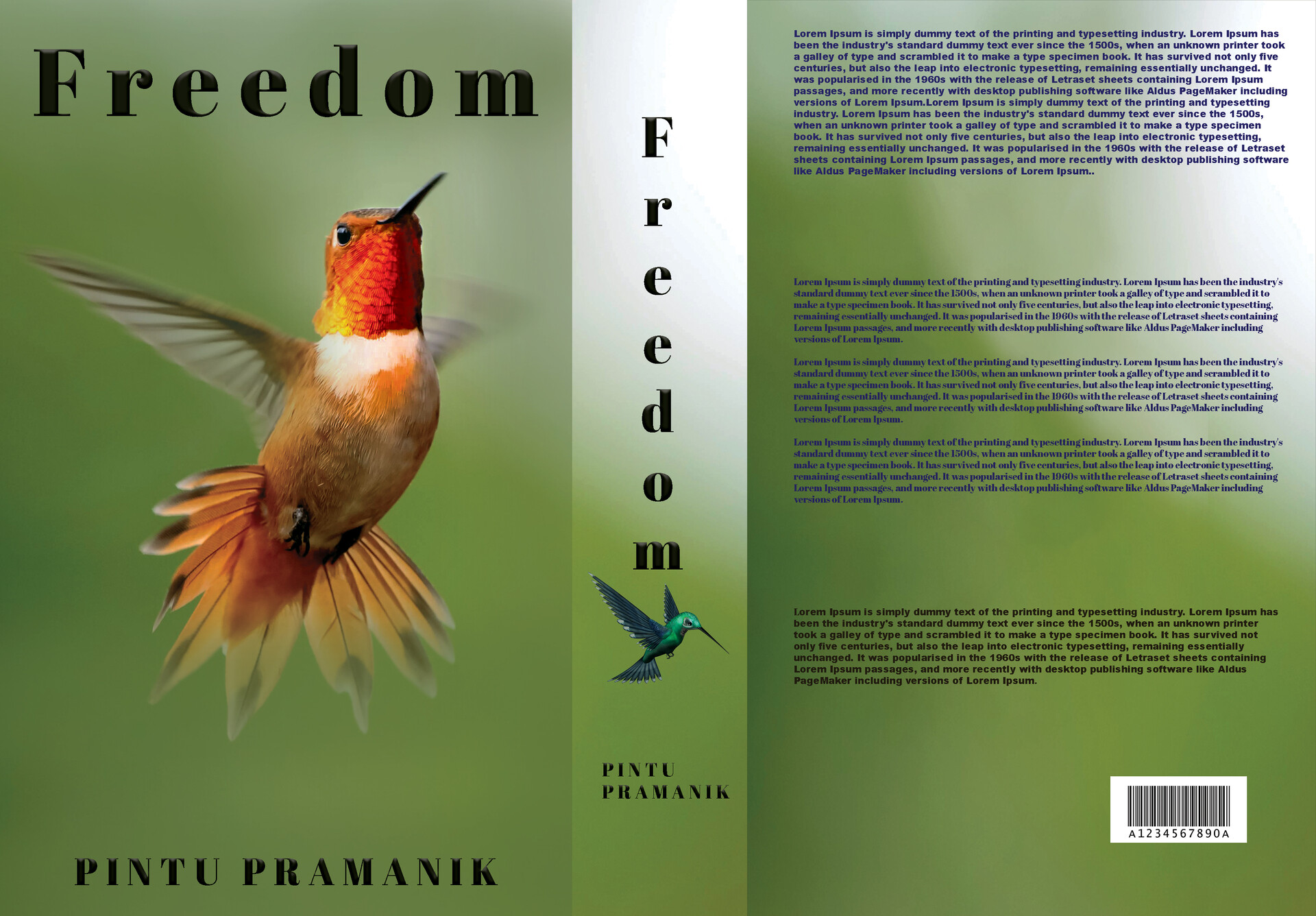 ArtStation - book cover page