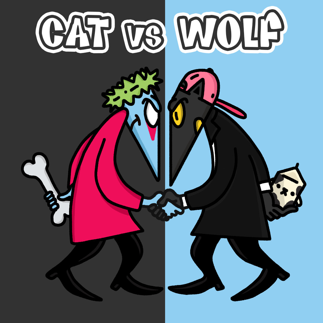 ArtStation - Cat vs Wolf