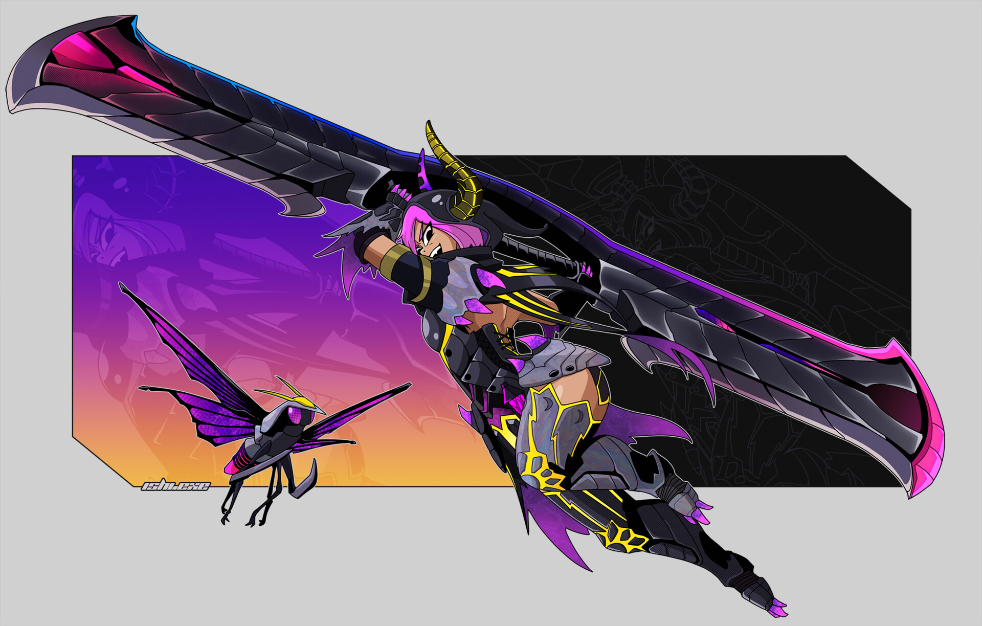 ArtStation - [Monster Hunter] 9/14 Insect Glaive