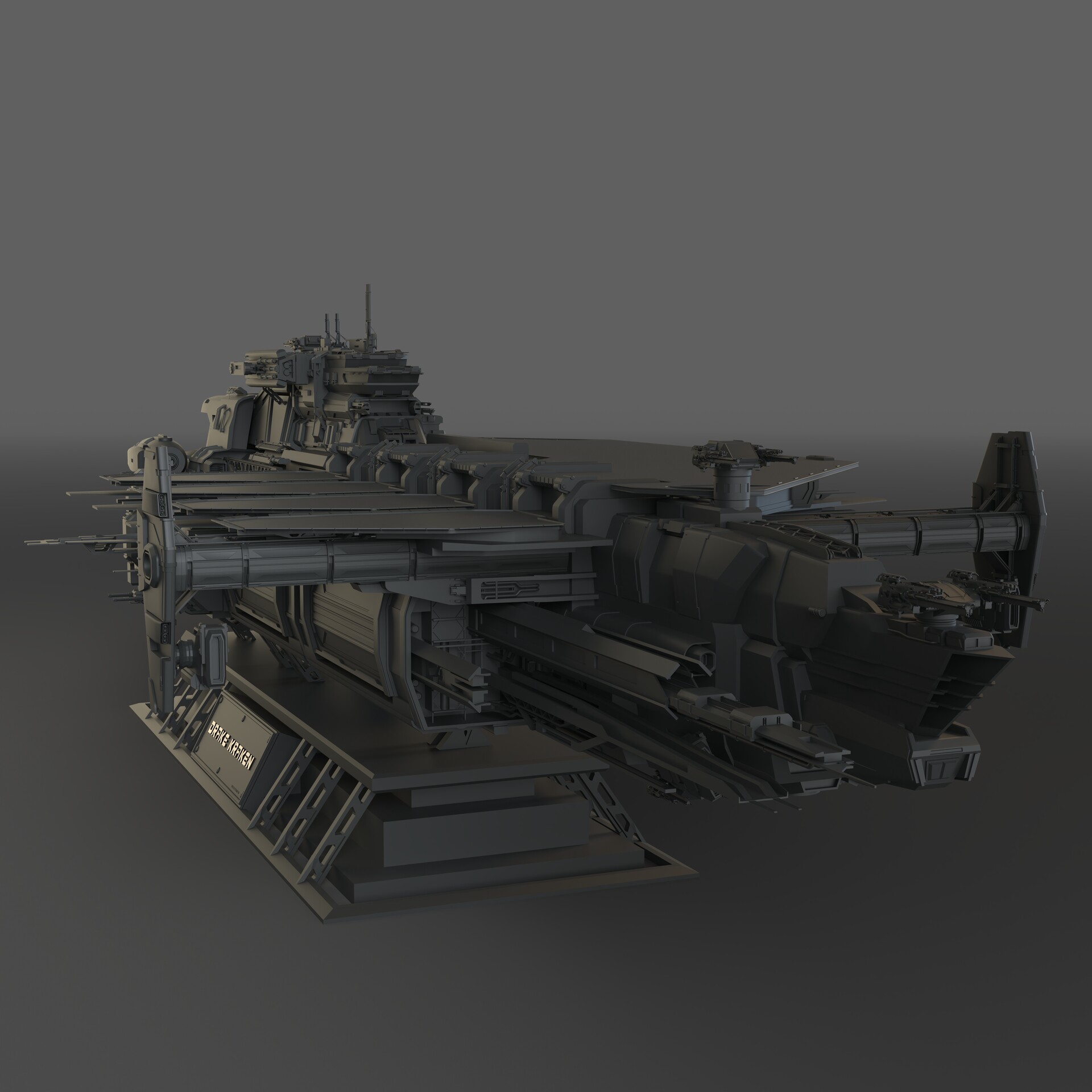 ArtStation - 3D Print DRAKE KRAKEN Star Citizen