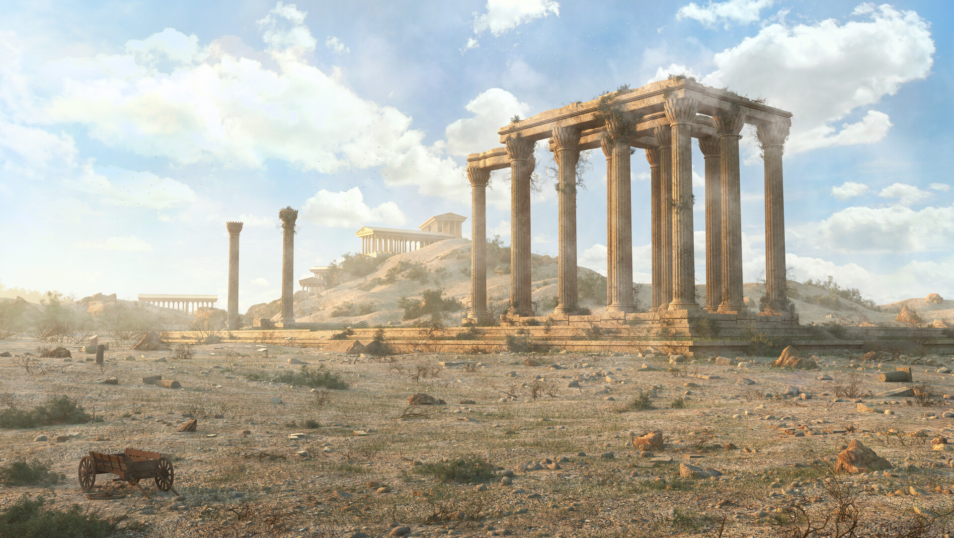 ArtStation - Temple of Olympian Zeus, Athens