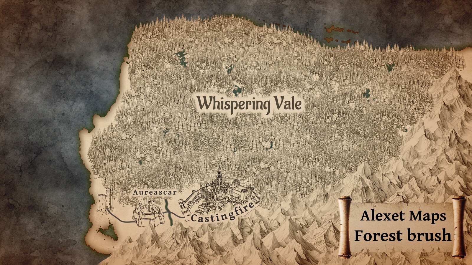 Alexet Maps - Forest Pack 1 for Wonderdraft by Alexet