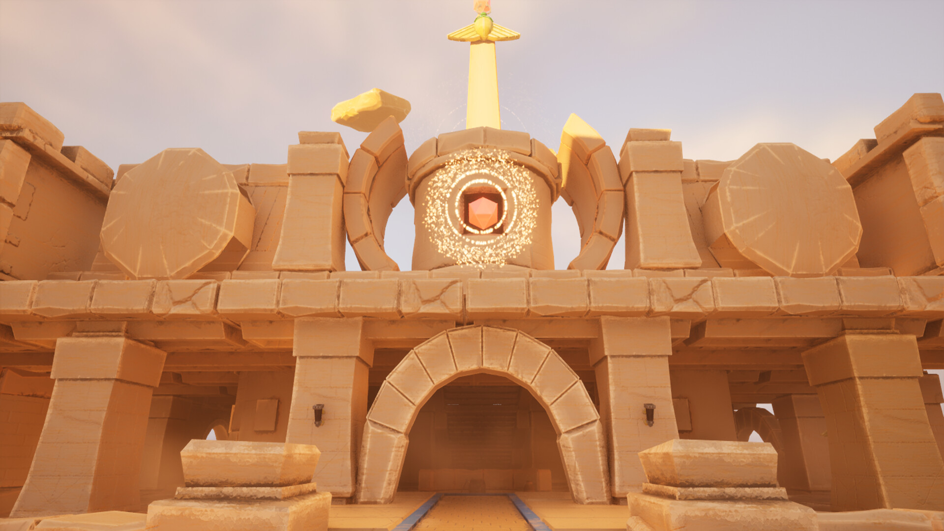 ArtStation - Desert Temple Stylized