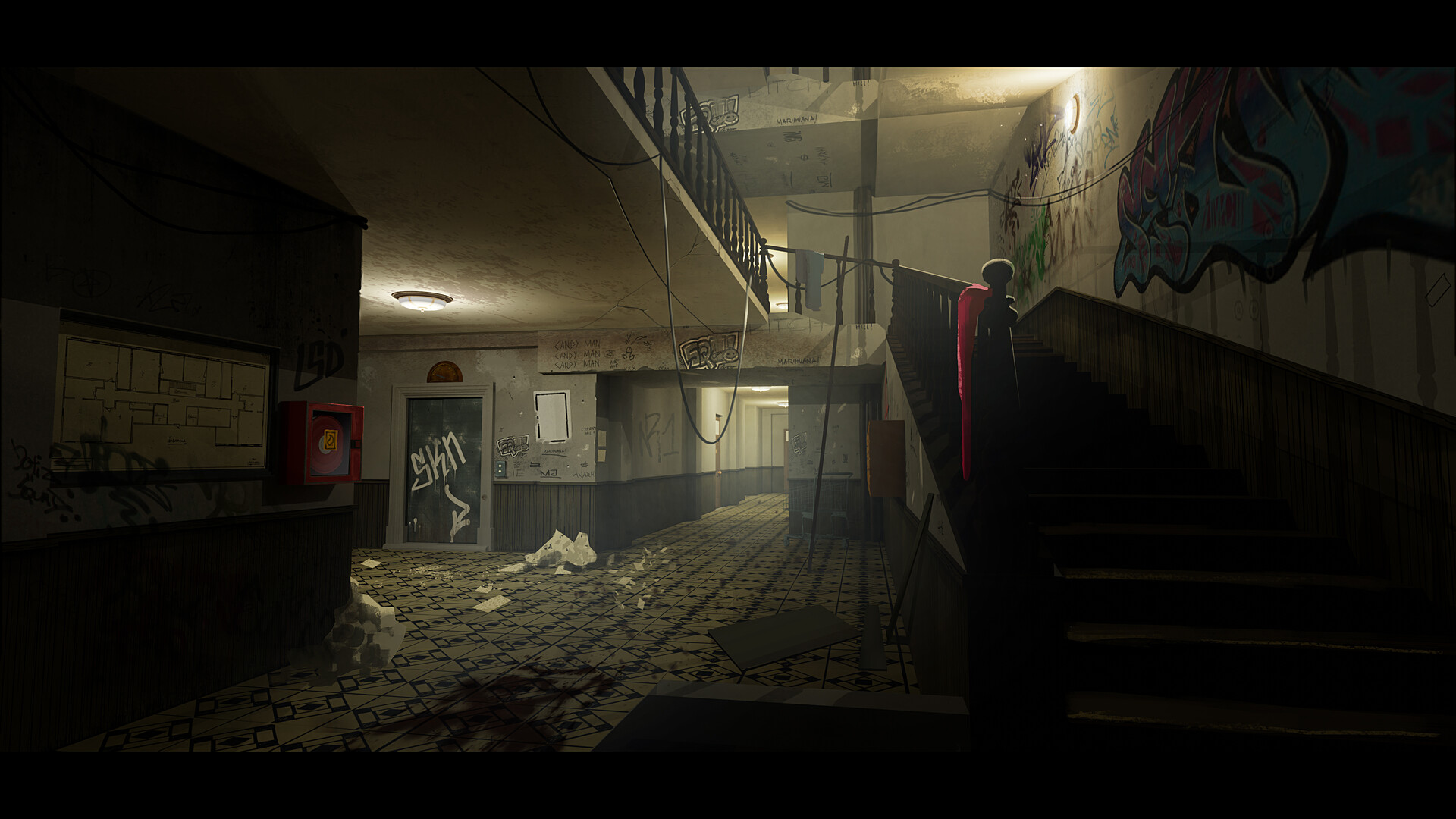 ArtStation - rundown tenement