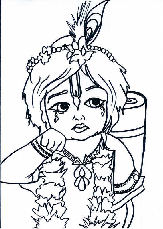 hindu god coloring book