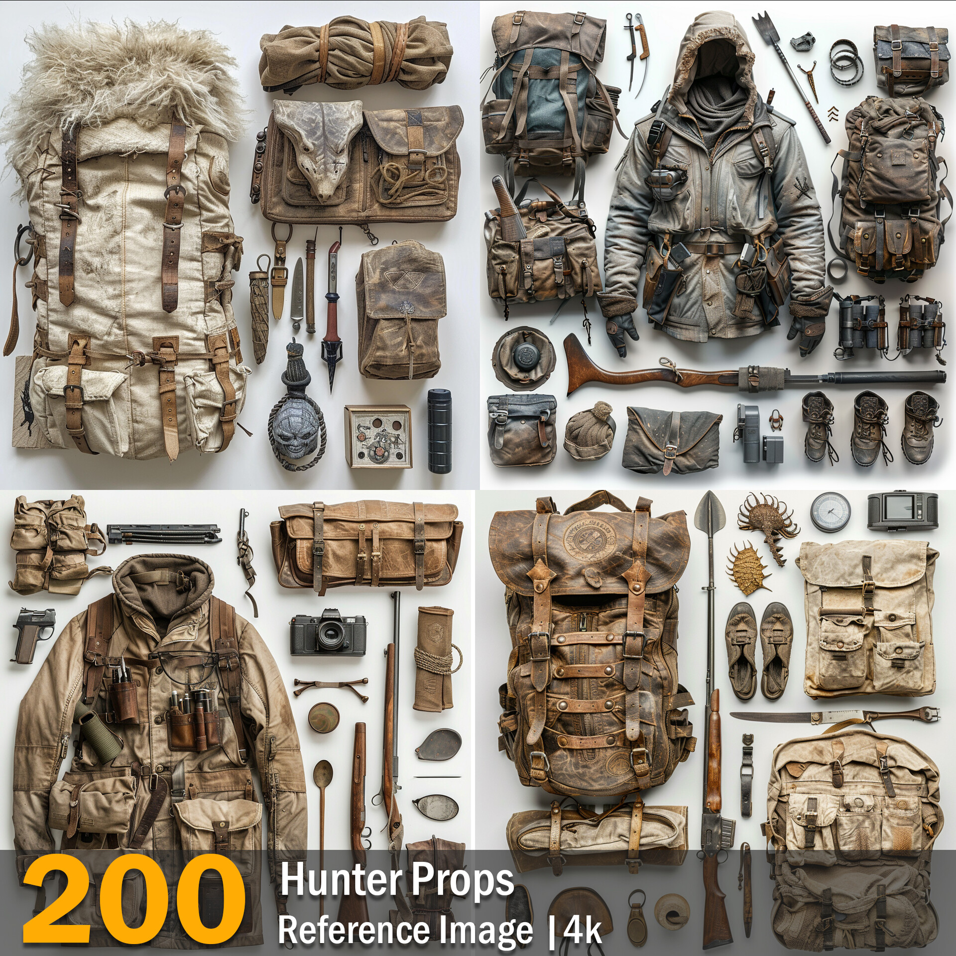 ArtStation - Hunter Props | Reference Images | 4K