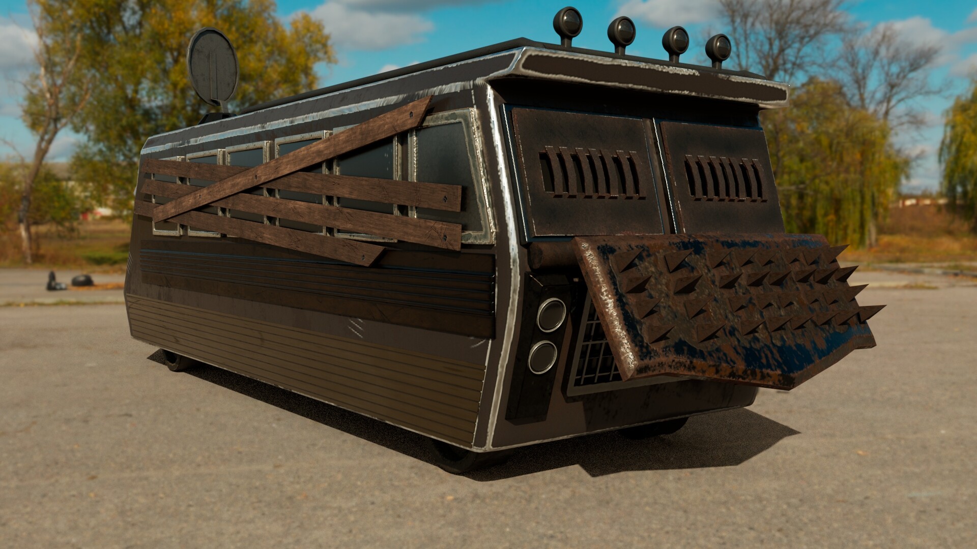 ArtStation - Zombie Apocalypse survival Van