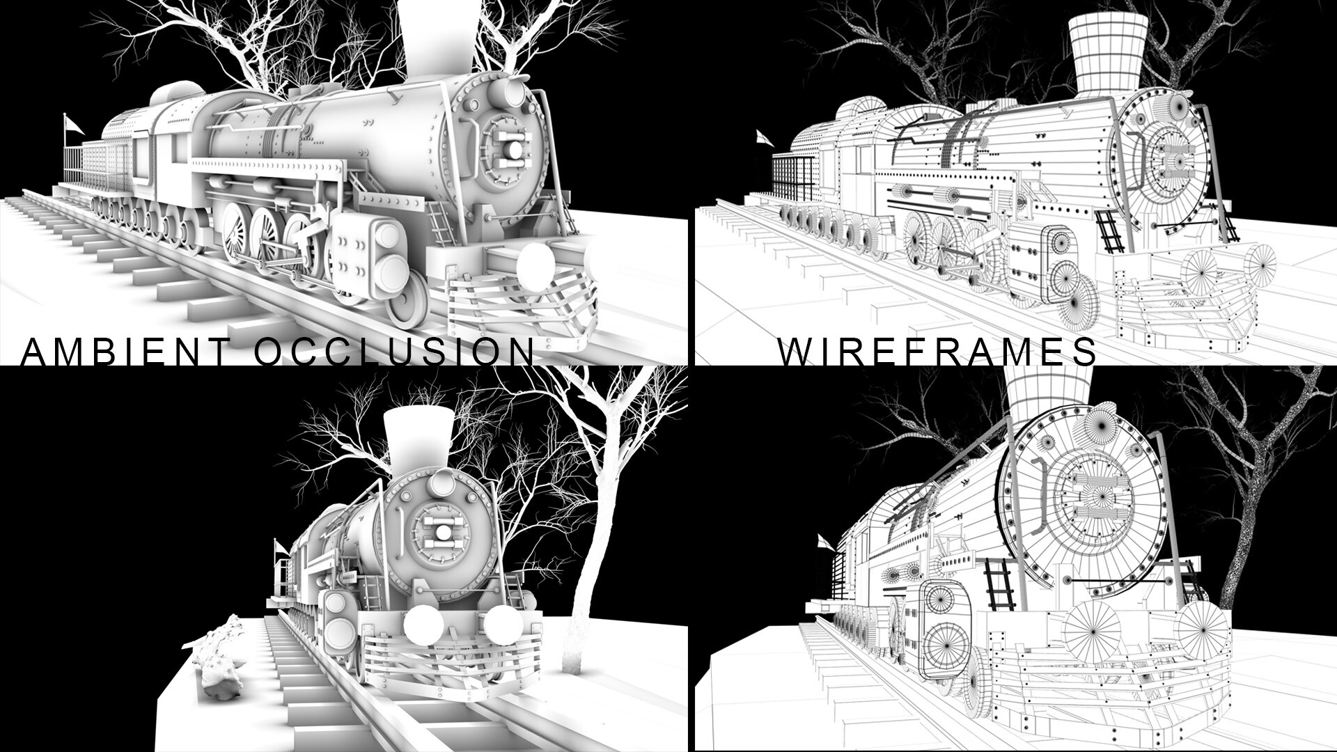 ArtStation - STREAM TRAIN ENGINE
