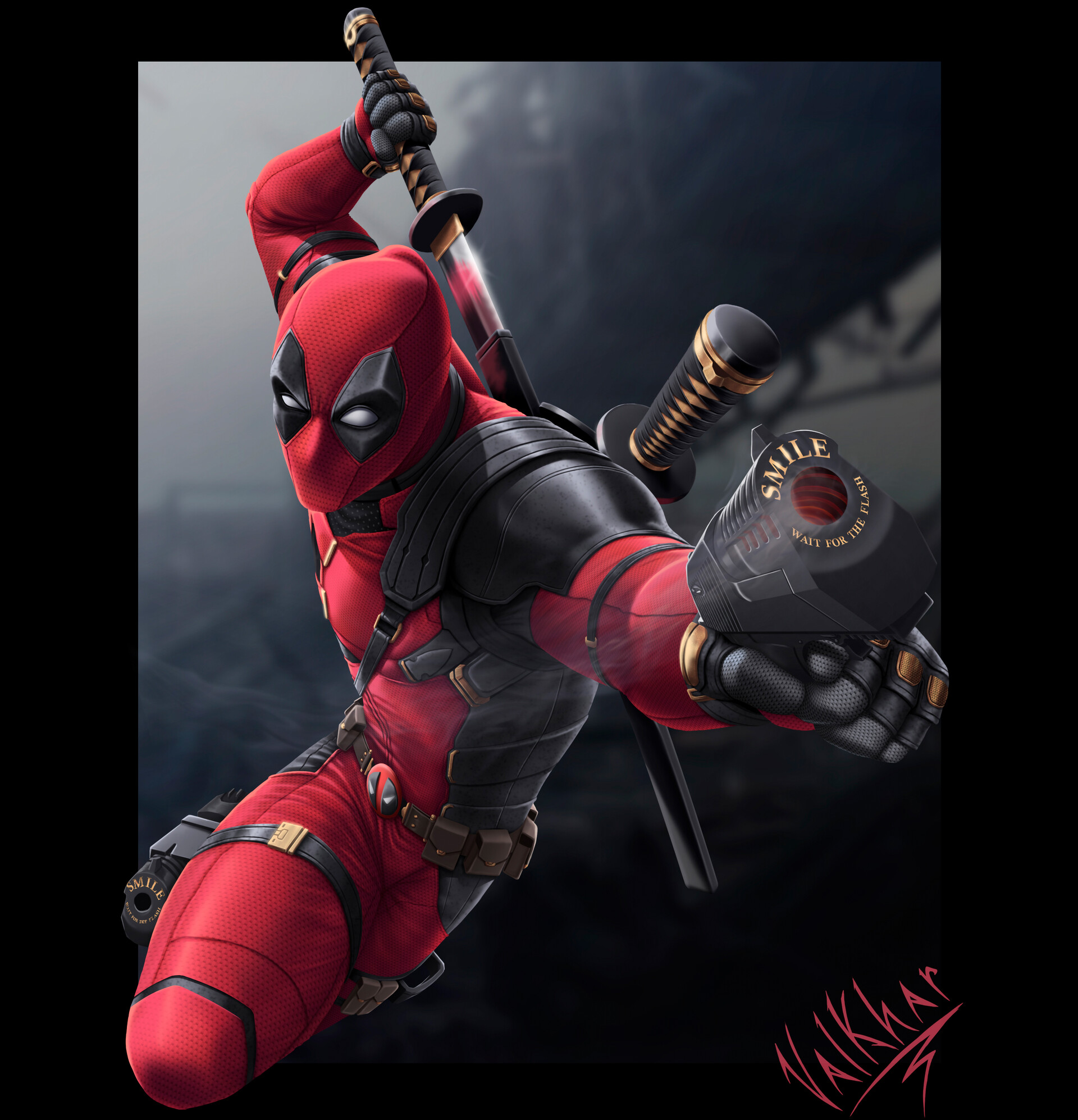ArtStation - Captain Deadpool - Fanart