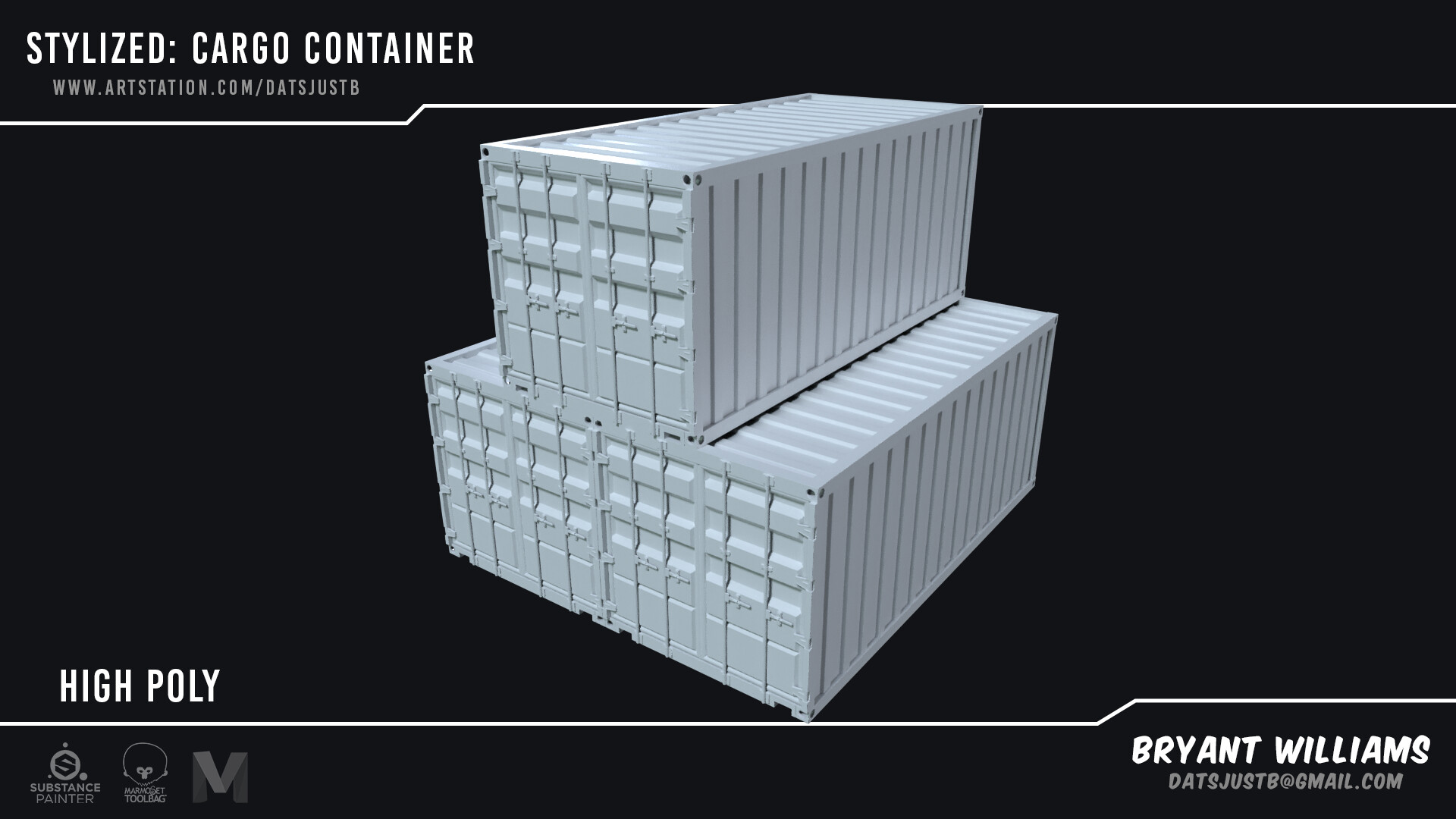 Bryant Williams - Stylized: Cargo Container