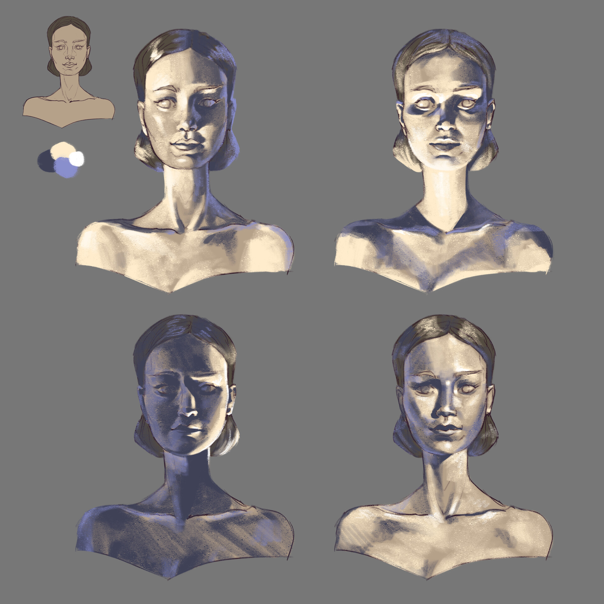 ArtStation - Light & shadow study