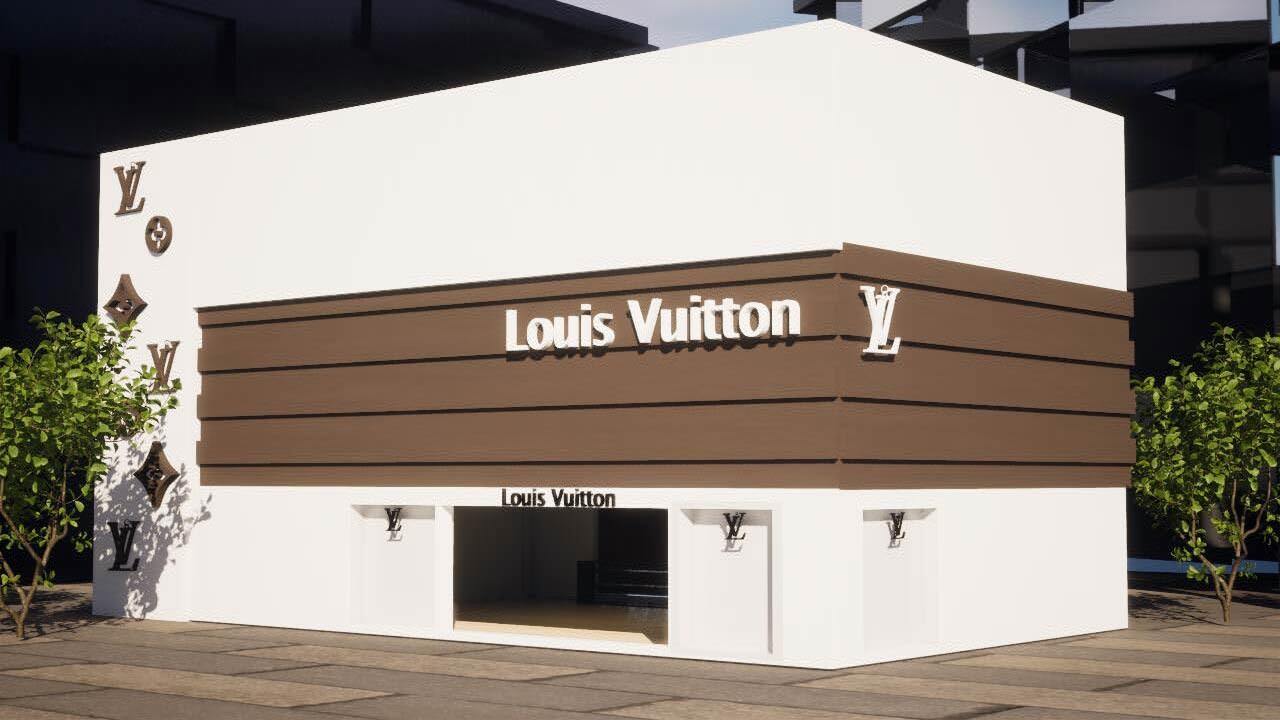 ArtStation - LOUIS VUITTON 3D STORE