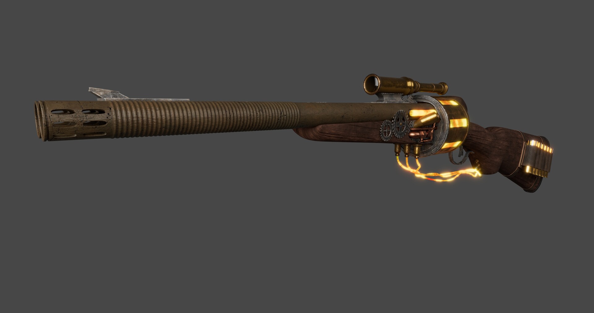 ArtStation - Steam Punk Weapon