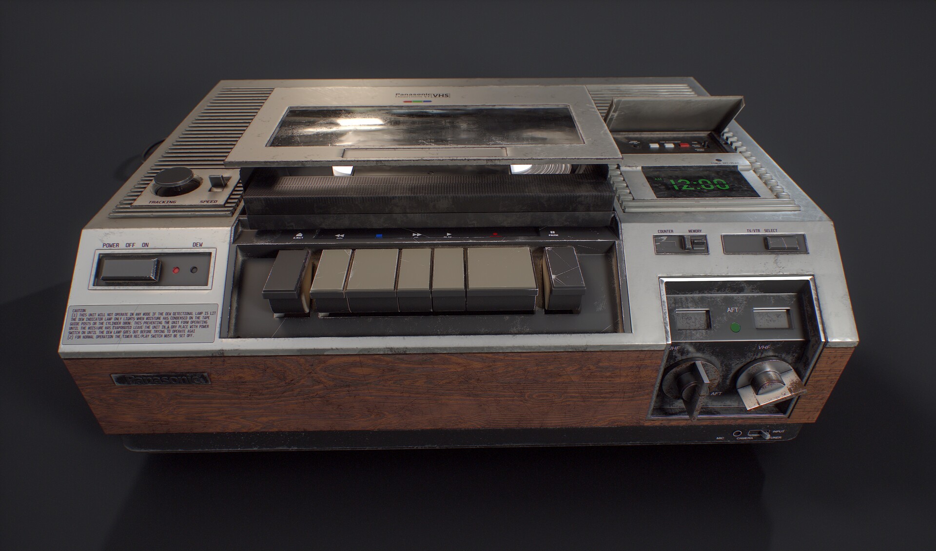 ArtStation - Panasonic Omnivision VHS VCR model PV-1000