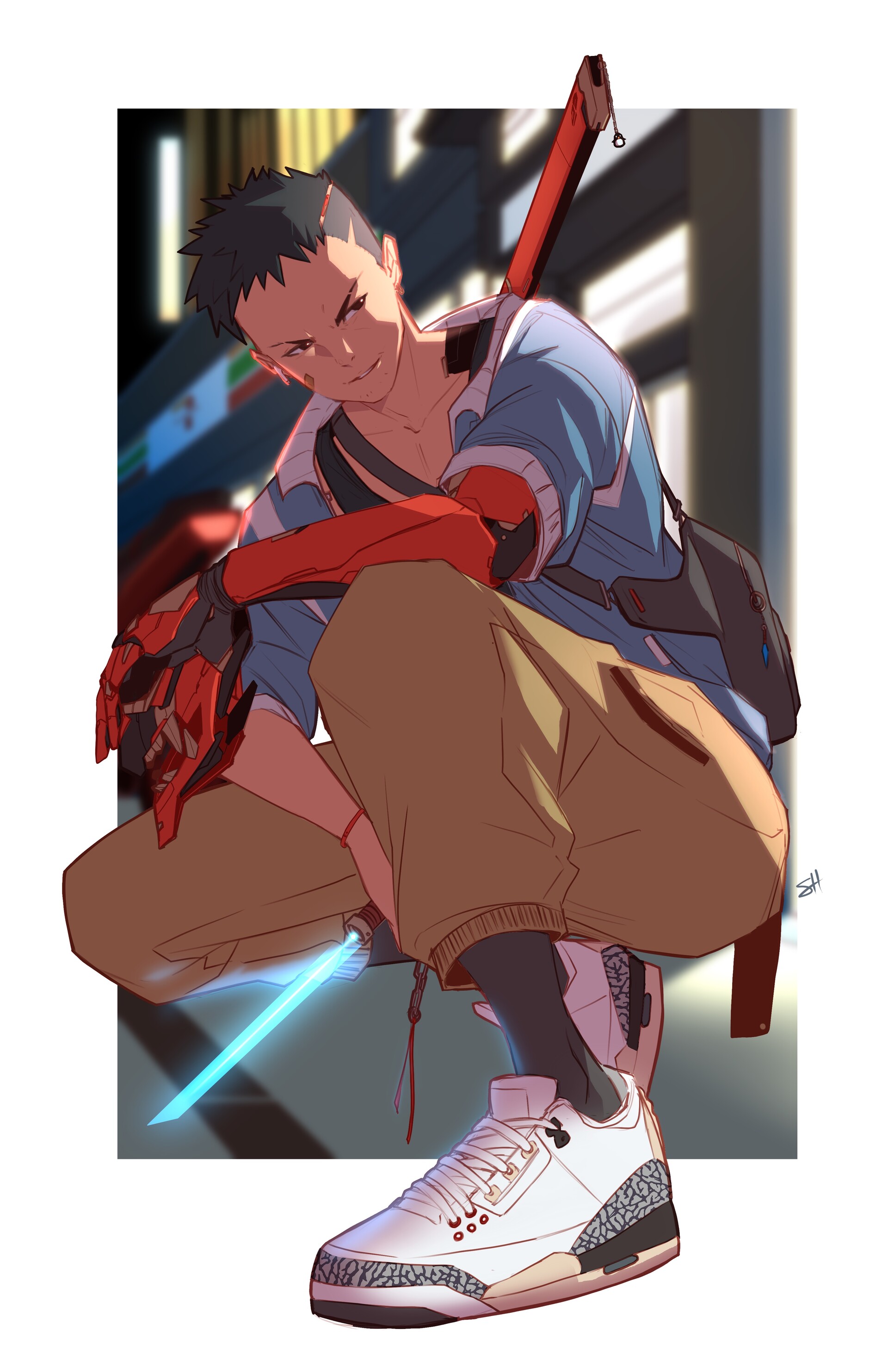 ArtStation - Modern ninja OC