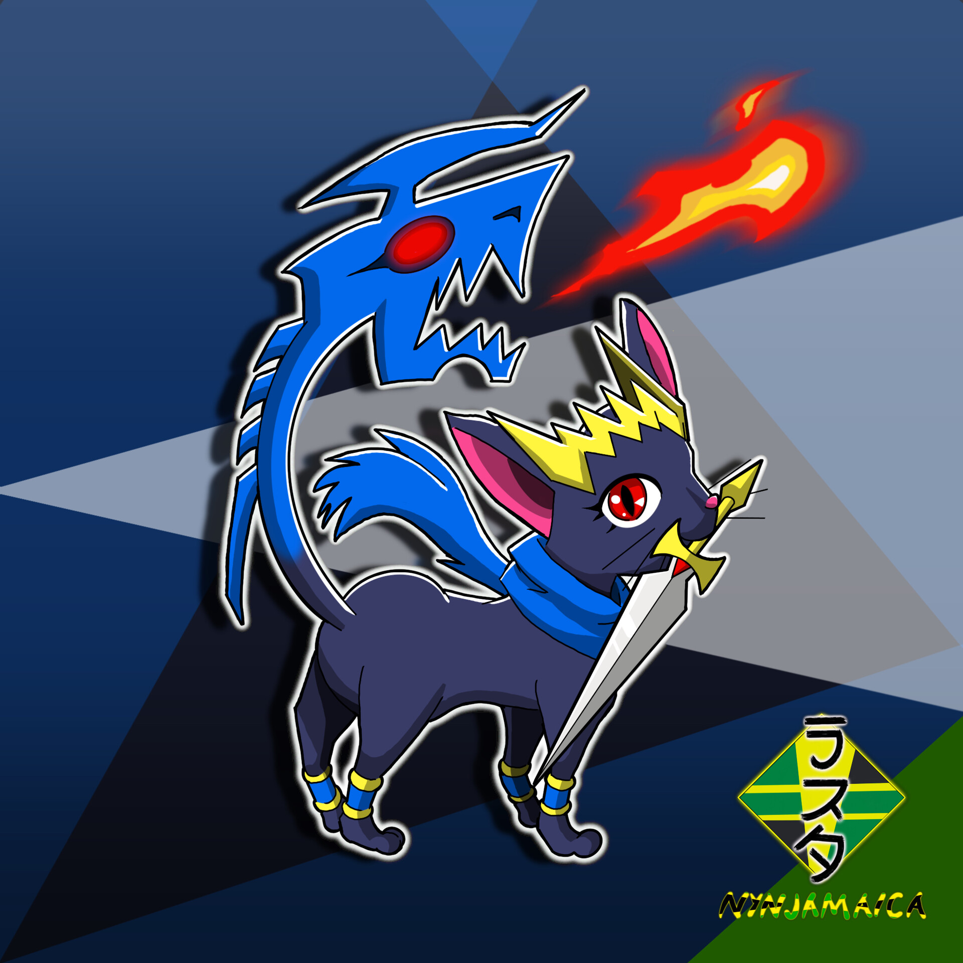 ArtStation - Fiery Felina