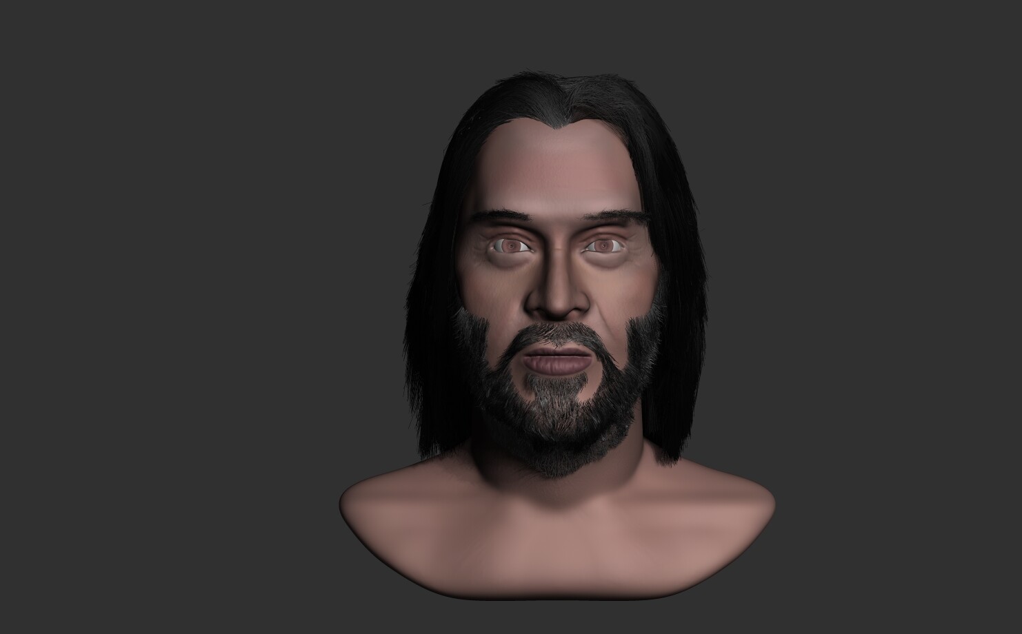 ArtStation - Keanu Reeves ZBrush Sculpt