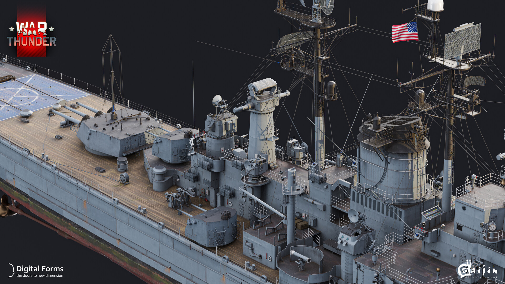 Digital Forms Your External Art Development Team - USS Newport News (CA-148)