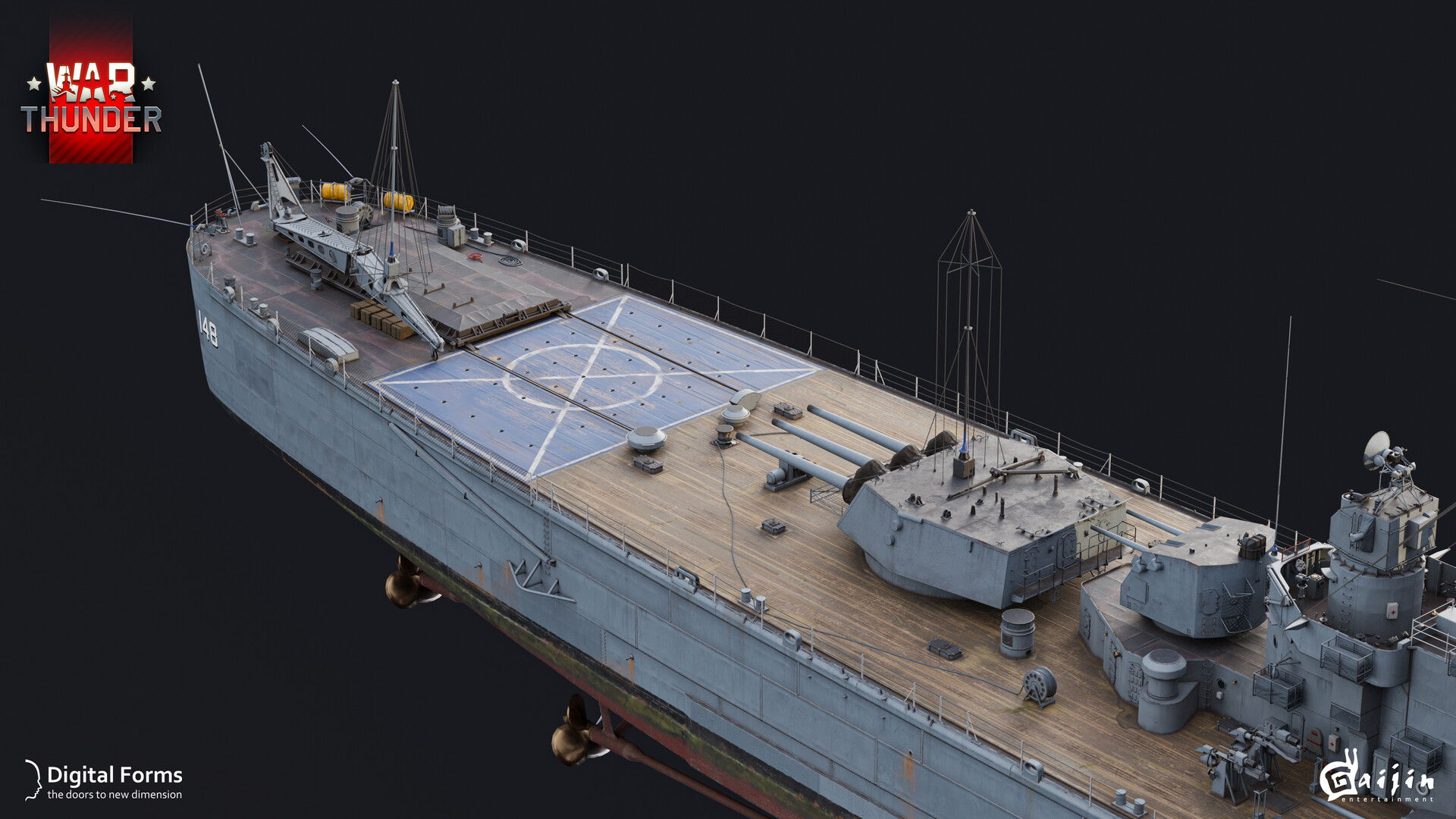 Digital Forms Your External Art Development Team - USS Newport News (CA-148)