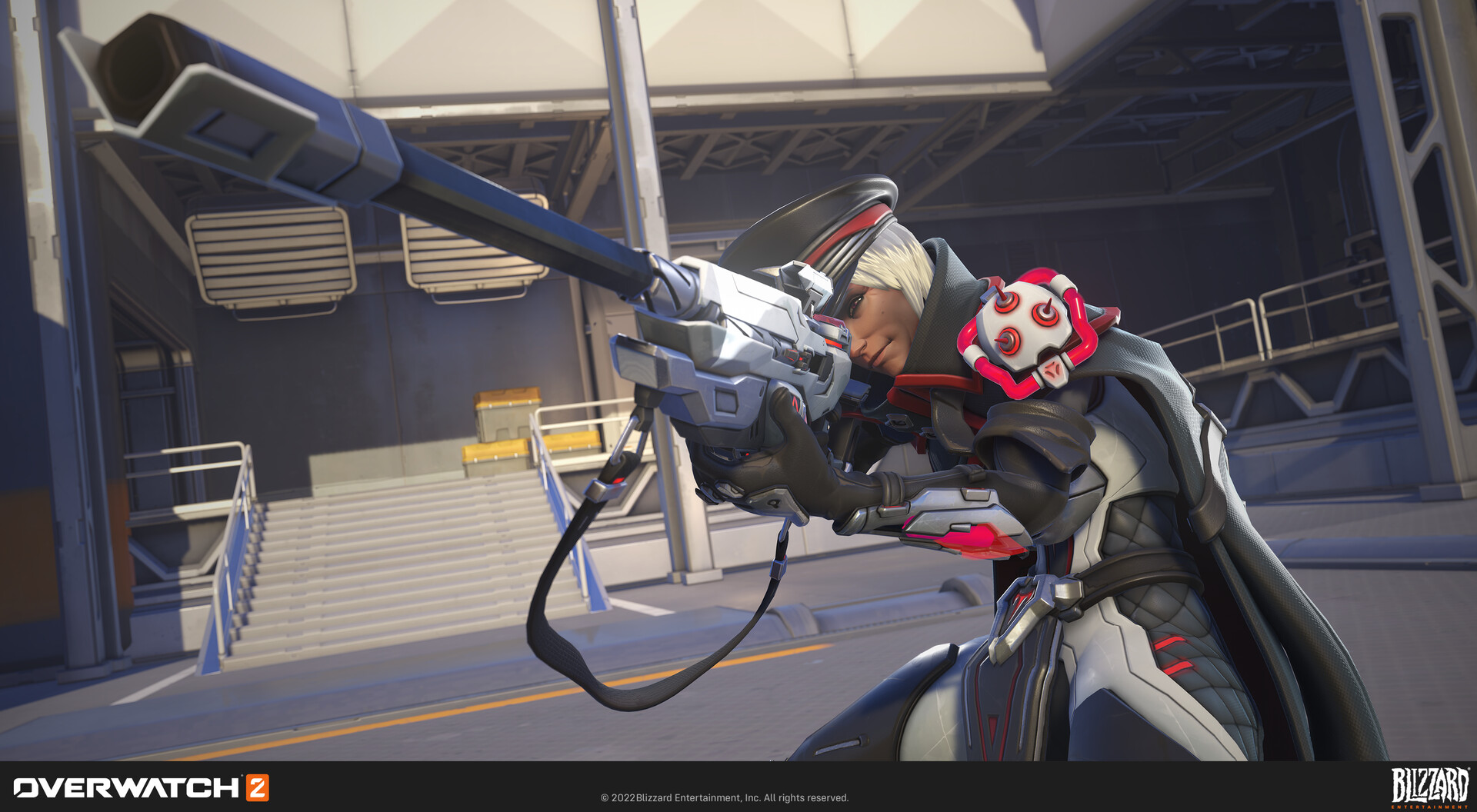 RABCAT GAME ART - OVERWATCH 2 - Ana 'Arch Commandant Amari'