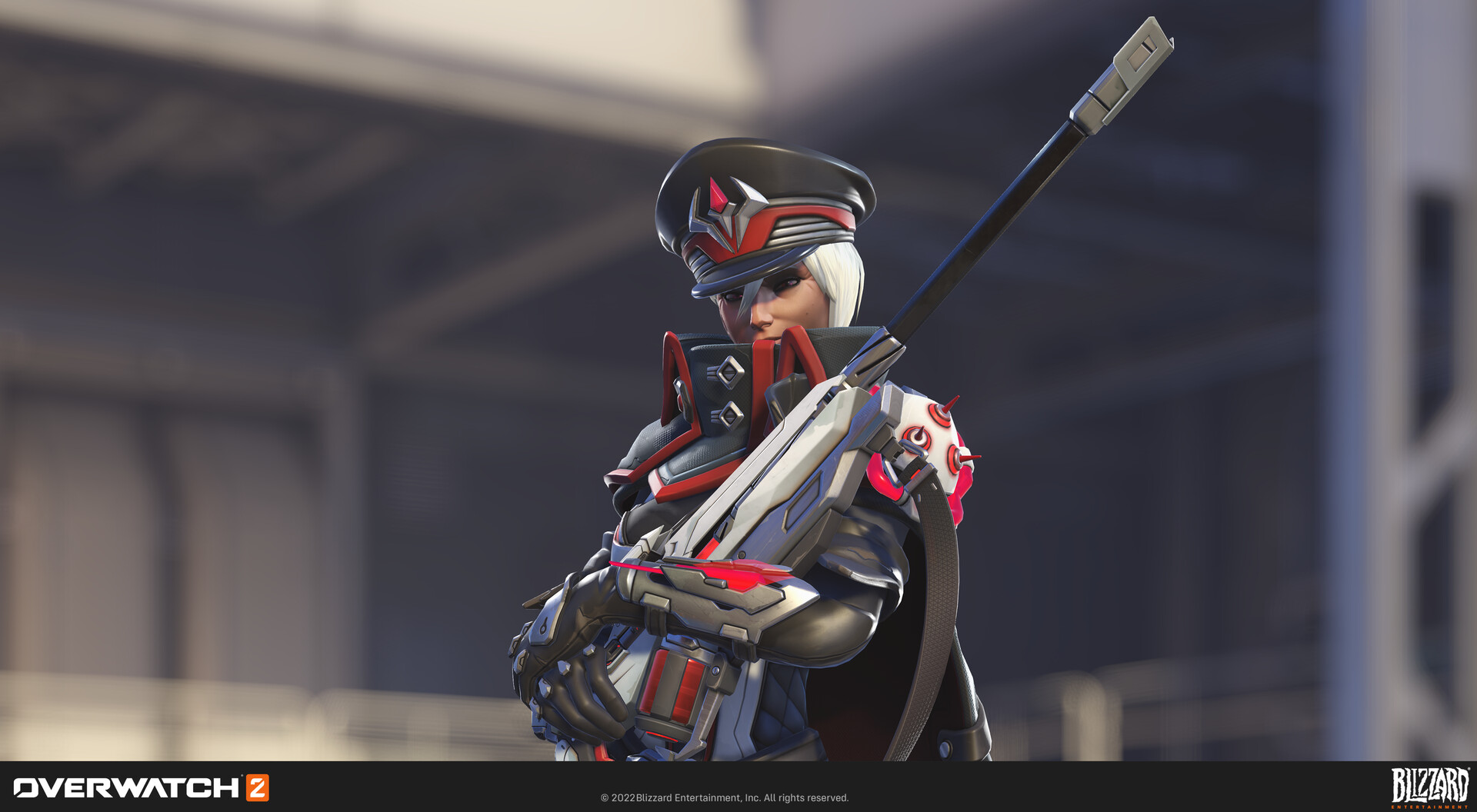 RABCAT GAME ART - OVERWATCH 2 - Ana 'Arch Commandant Amari'