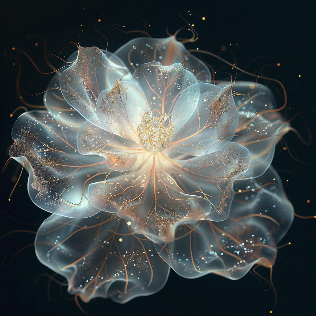 ArtStation - Glowing Flowers