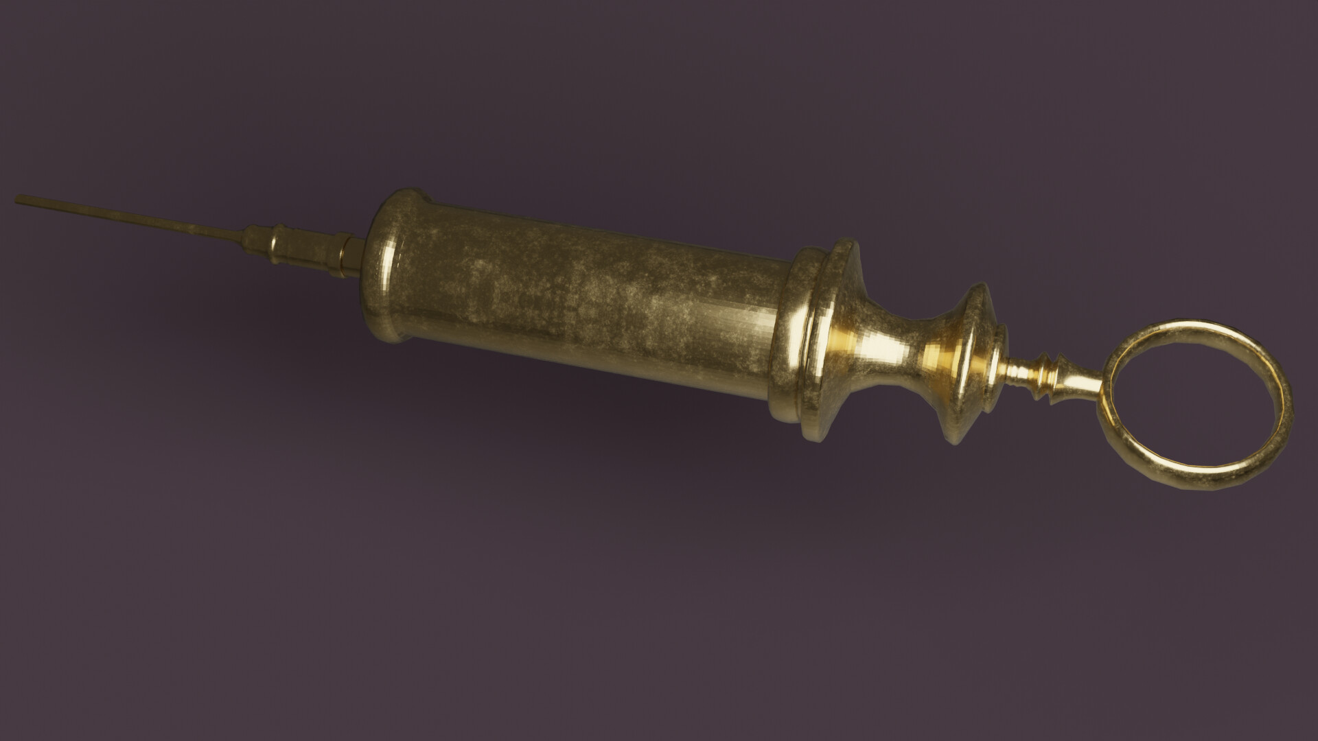 ArtStation - Vintage Brass Syringe