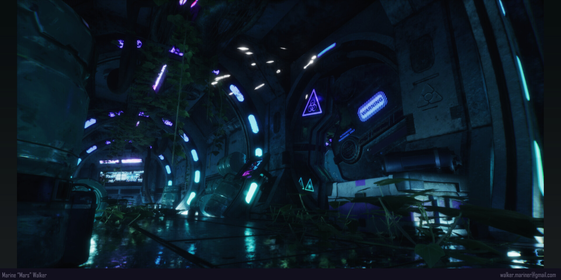 Marine "Mars" Walker - Modular SciFi Hallway - Aftermath of Kamllaka ...