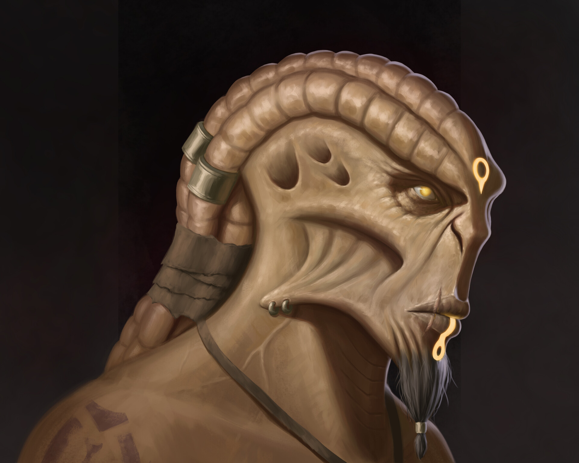 ArtStation - Alien Warrior concept