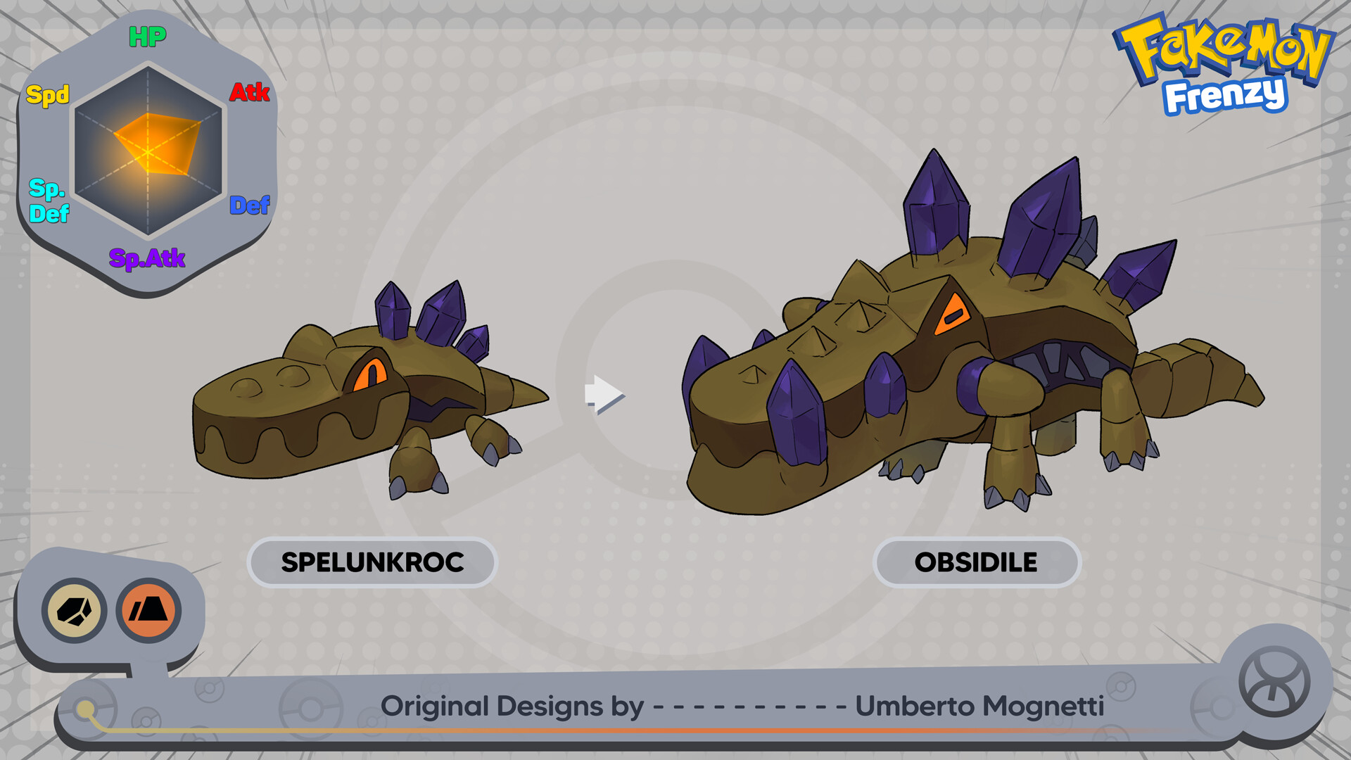 Umberto Mognetti - Fakemon Frenzy - Rock